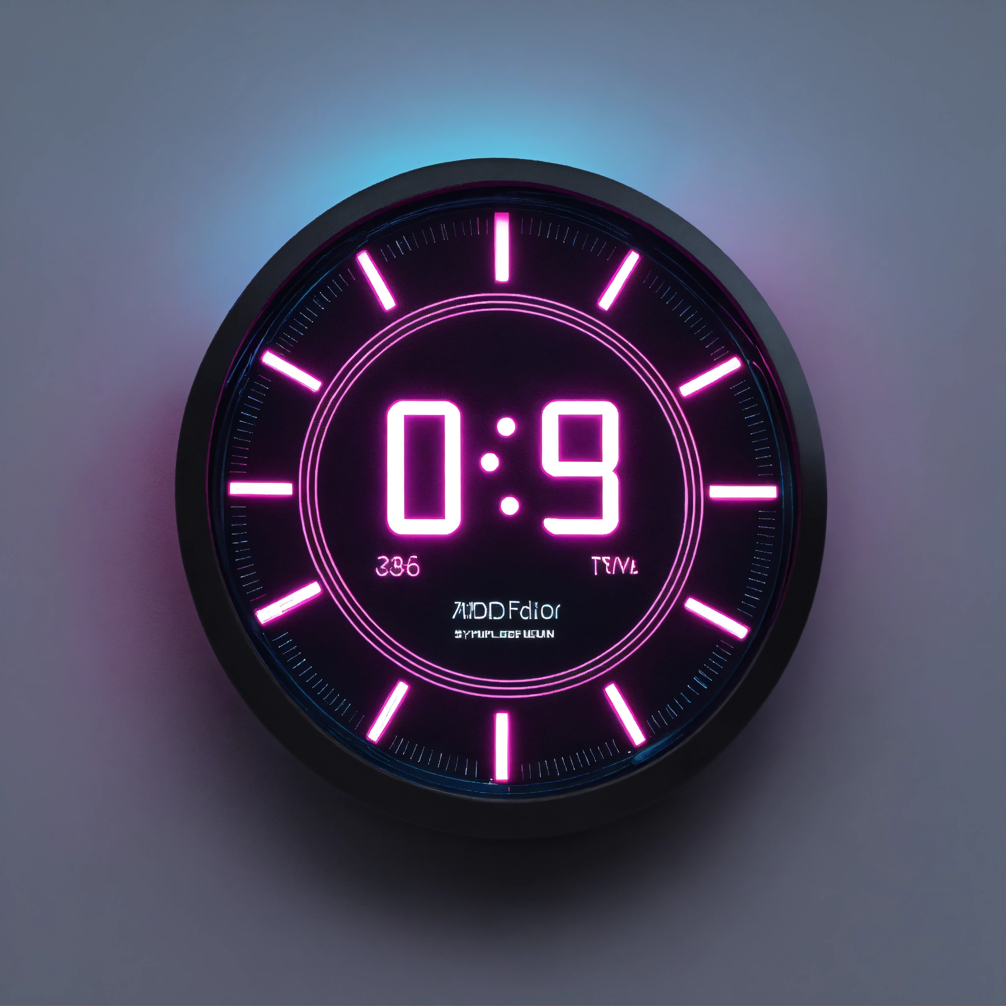 Lexica - A digital clock with running feet ,logo design, graphic design ...