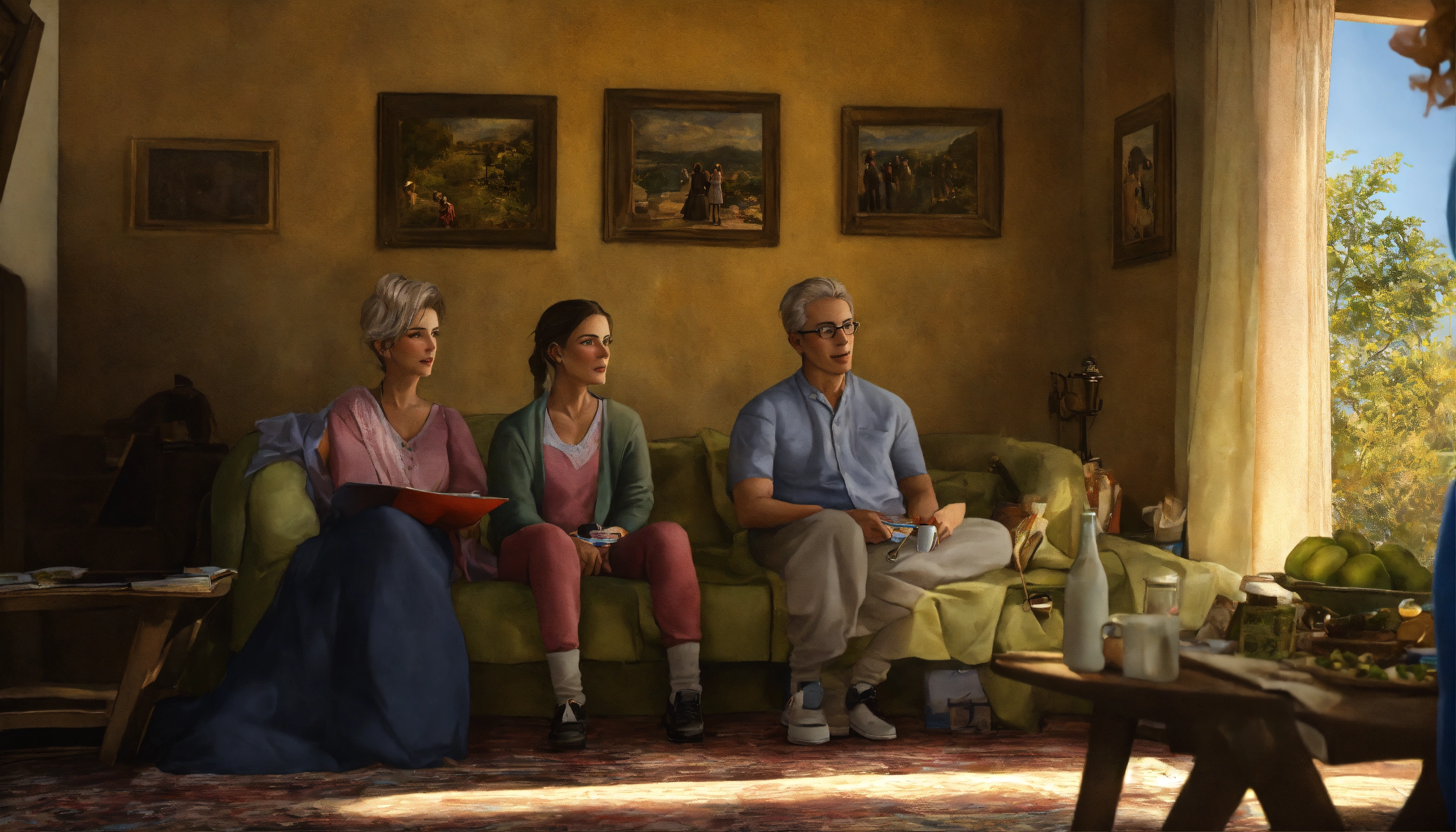 Lexica - Hyper-realistic image of the parents of Laura, a 14-year-old ...