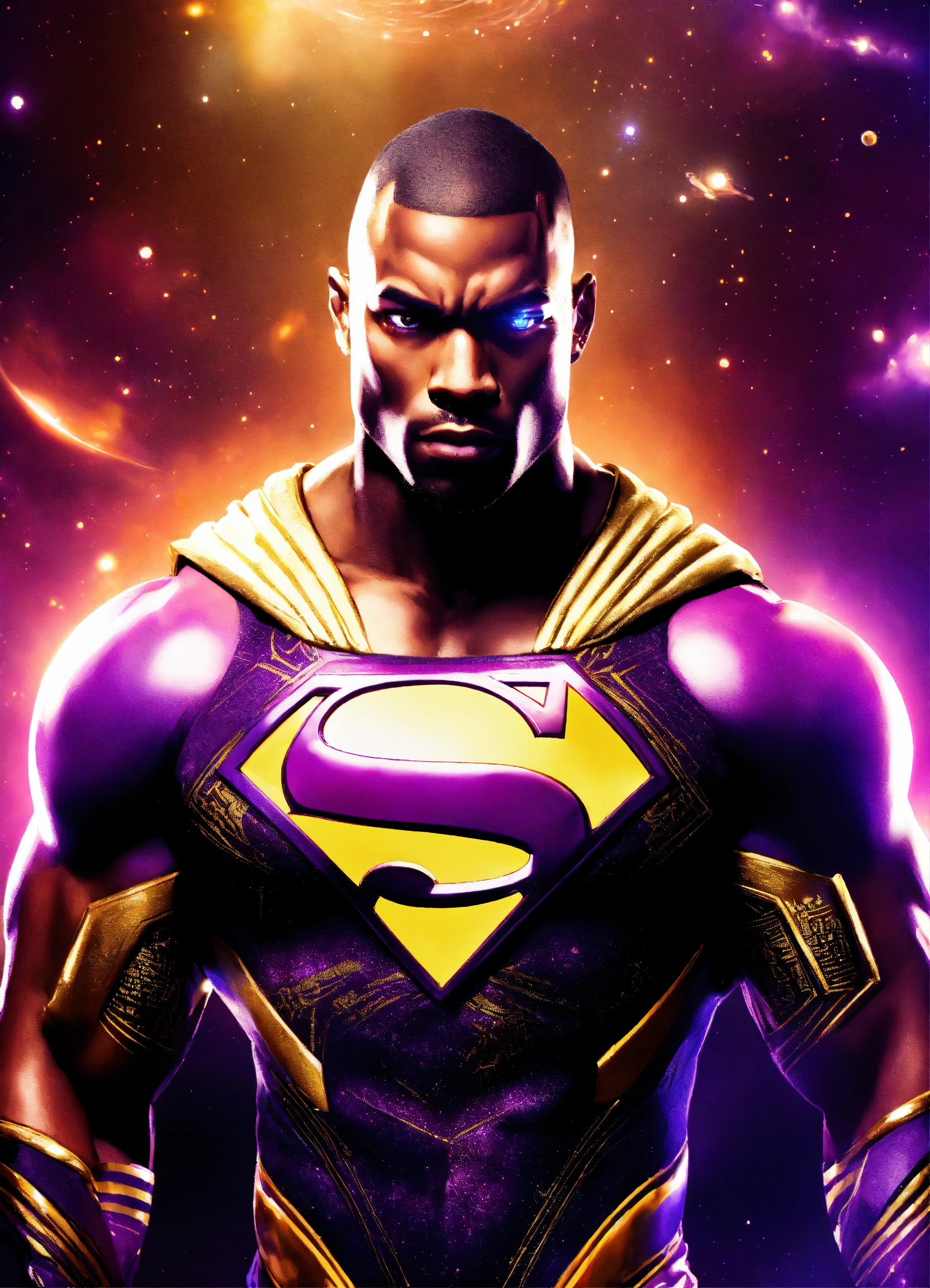 Lexica - Ultra-detailed purple black & gold hieroglyphics-designed ...