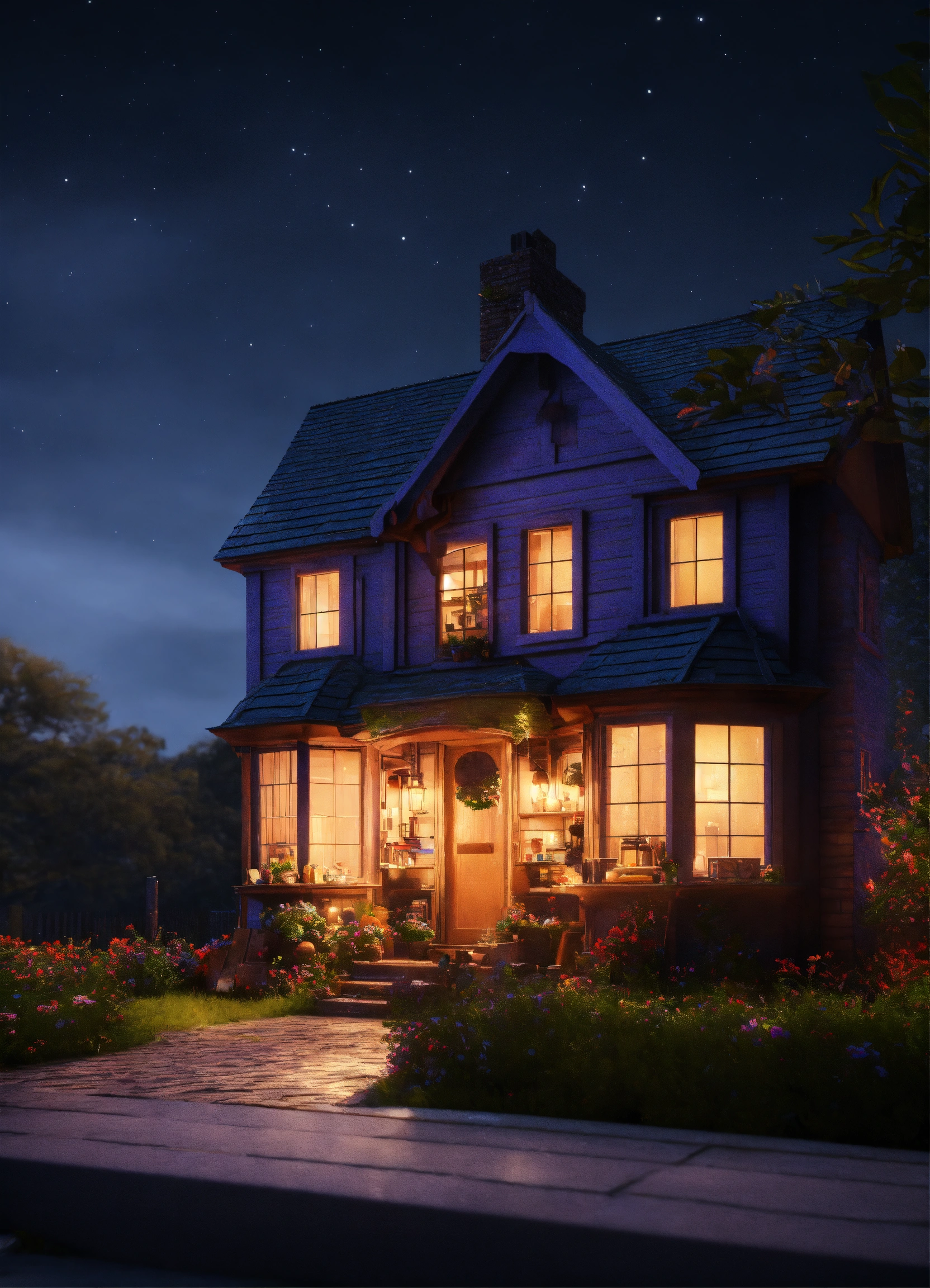 Lexica - CGI. 3D pixar house exterior. 1980's. less saturation ...