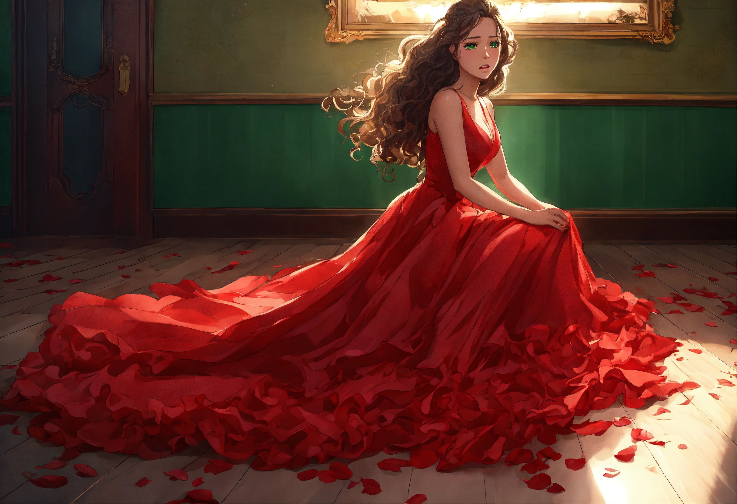 Lexica - Anime; cartoon; ultra realistic; 4K, beautiful girl, stumbling ...