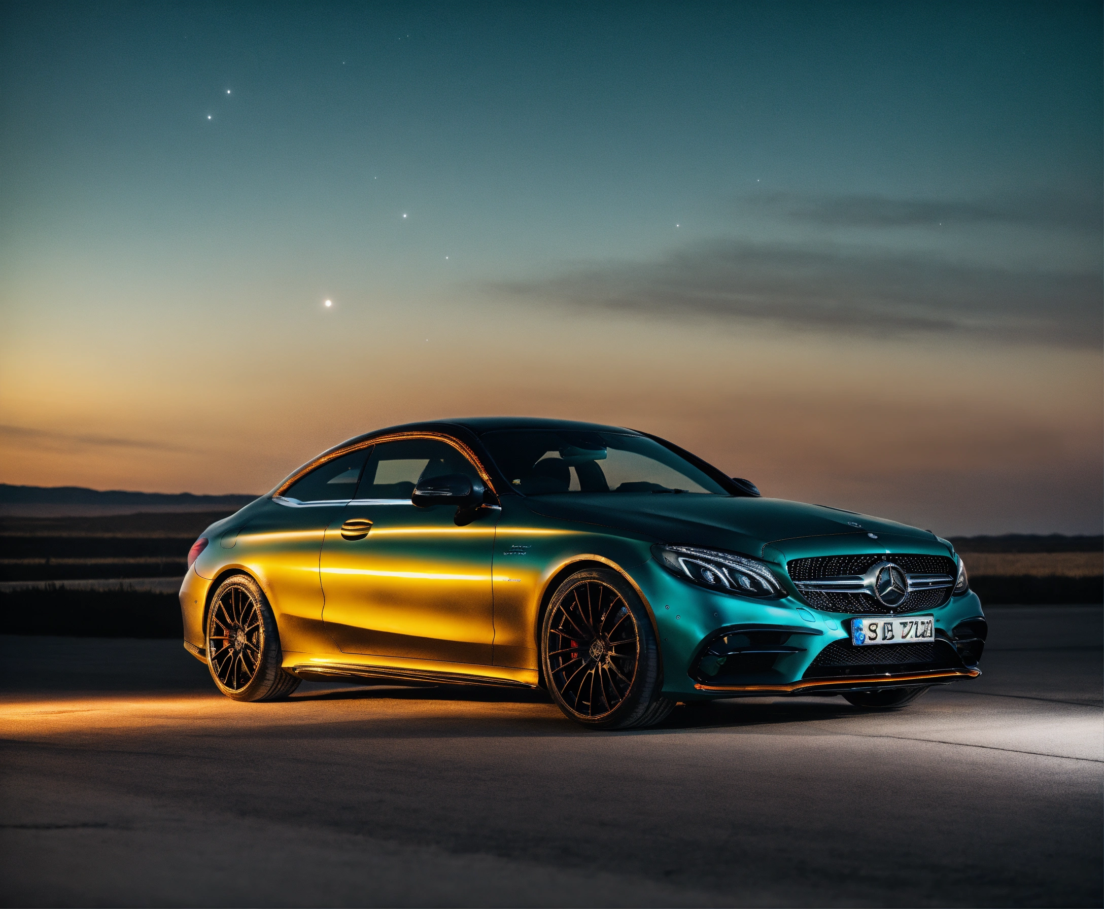 Lexica - Minimal, cinematic, mercedes c43 amg, nebula, whirlwind, dark ...