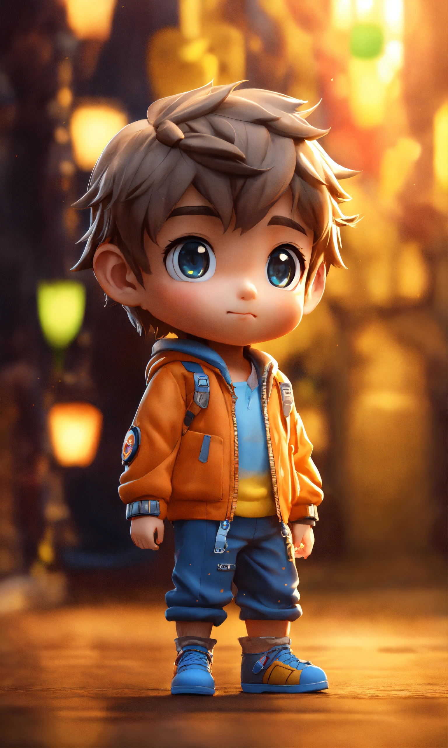 Lexica - 4d photographic image of full body image of a cute little ...