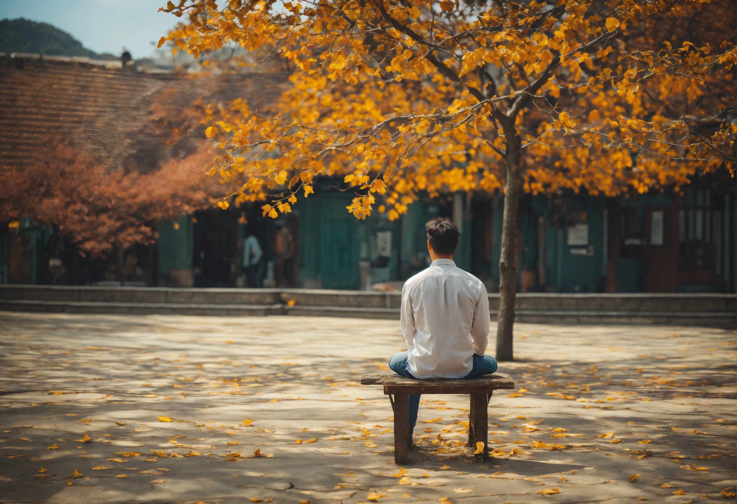 Lexica - A person absorbed in thoughts deeply