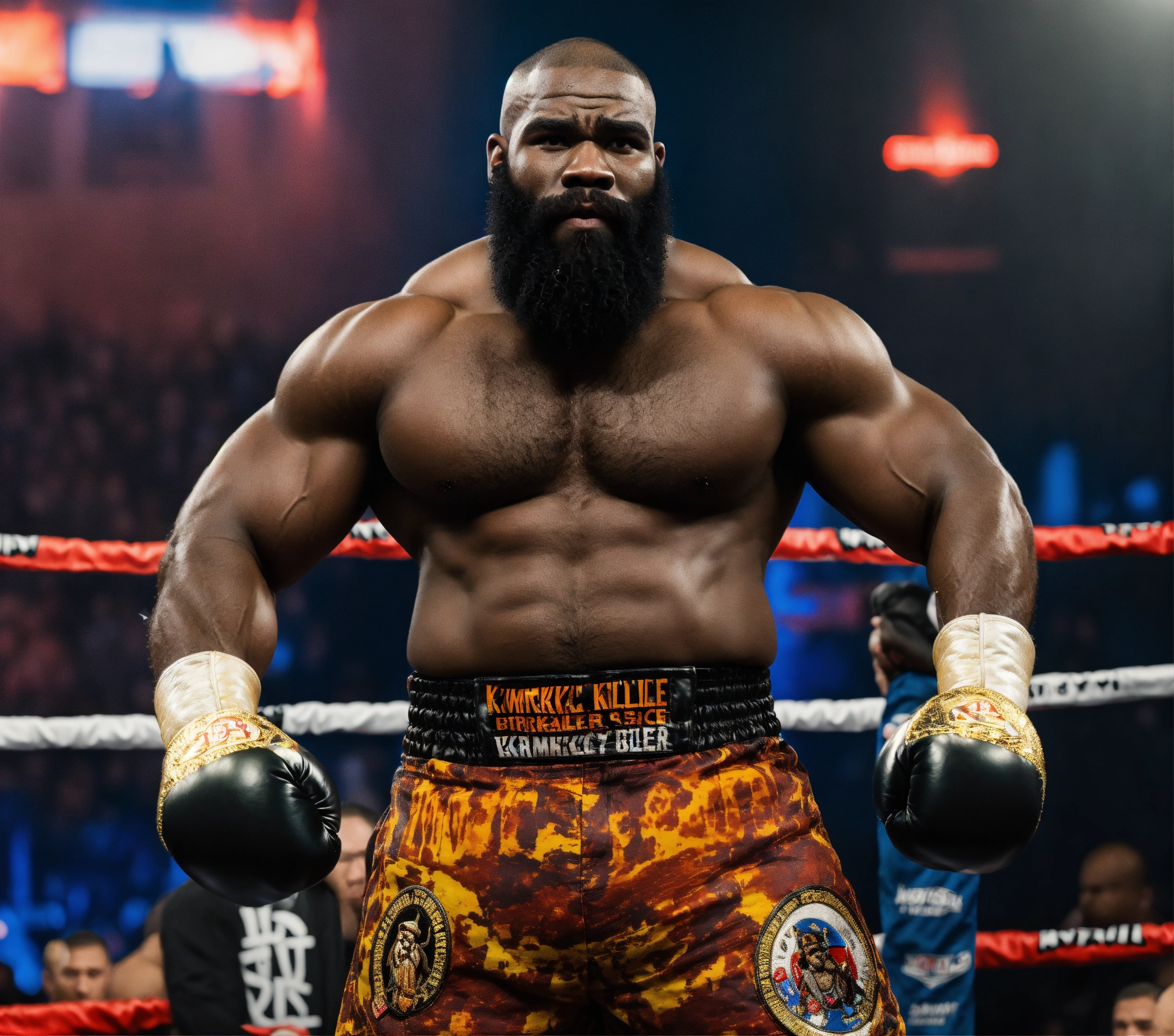 Lexica - Full view kimbo slice, bare knuckle alley brawler