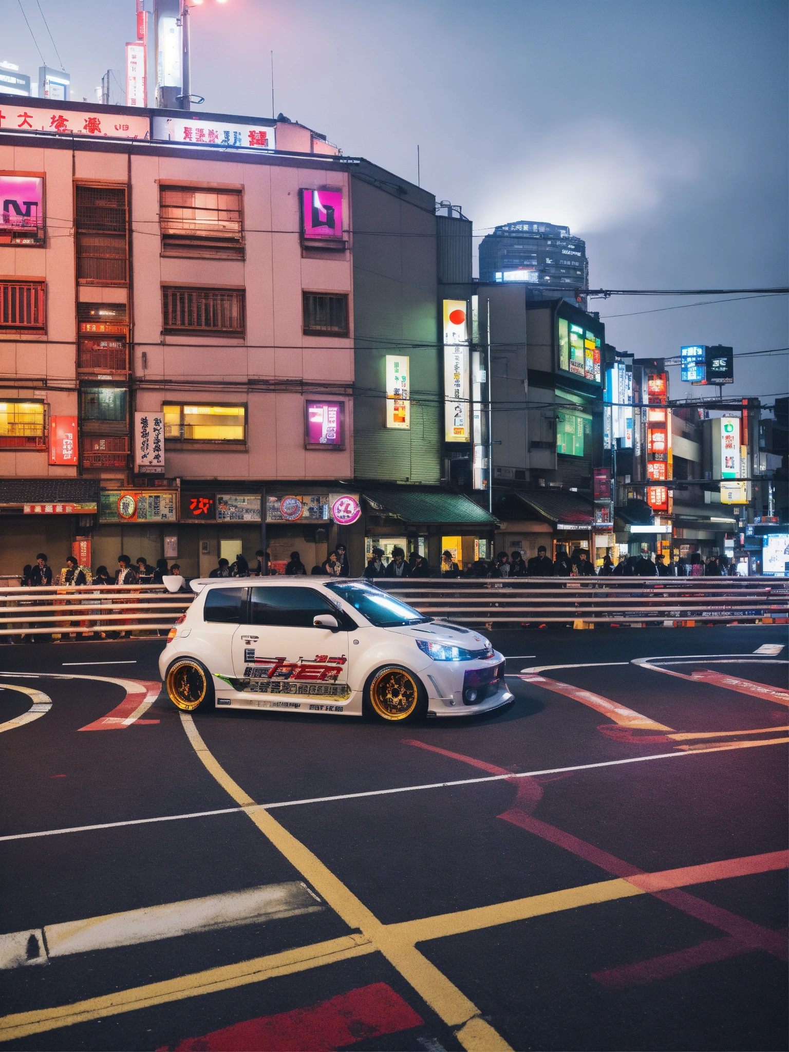 Lexica - Heated underground street racing in Tokyo at night, inspired ...
