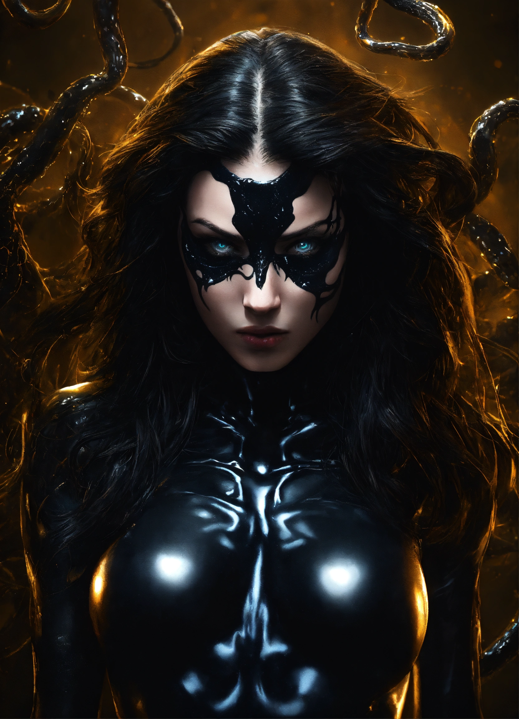 Lexica - An ultrarealistic full body photograph of woman with venom ...