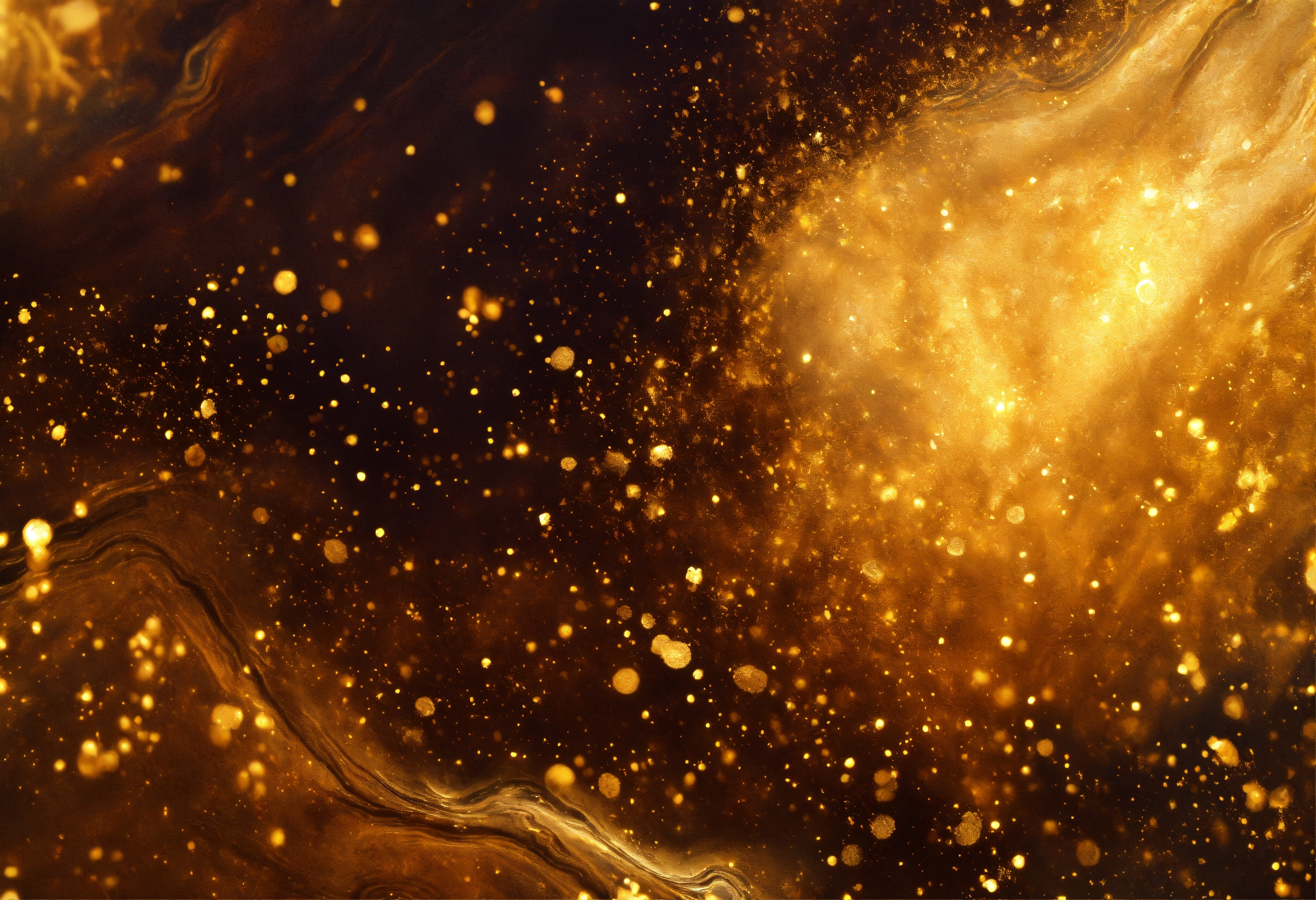 Lexica - Shades of hue of gold texture, marbling, add dark brown and ...