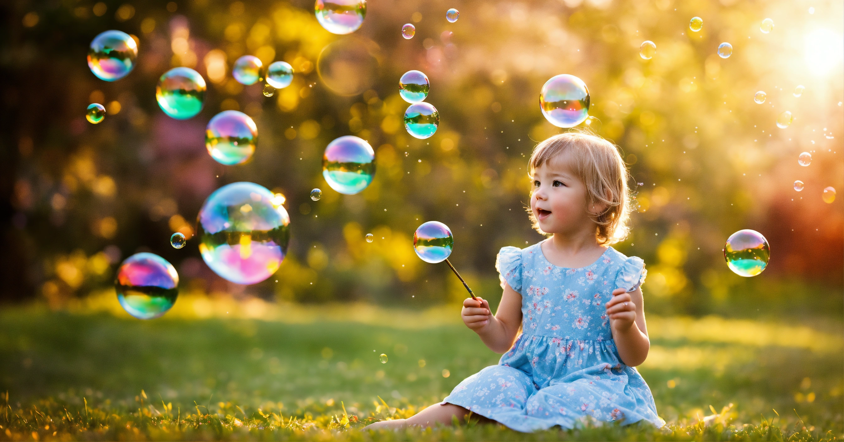 Lexica - Create a whimsical photo of floating bubbles with reflections ...