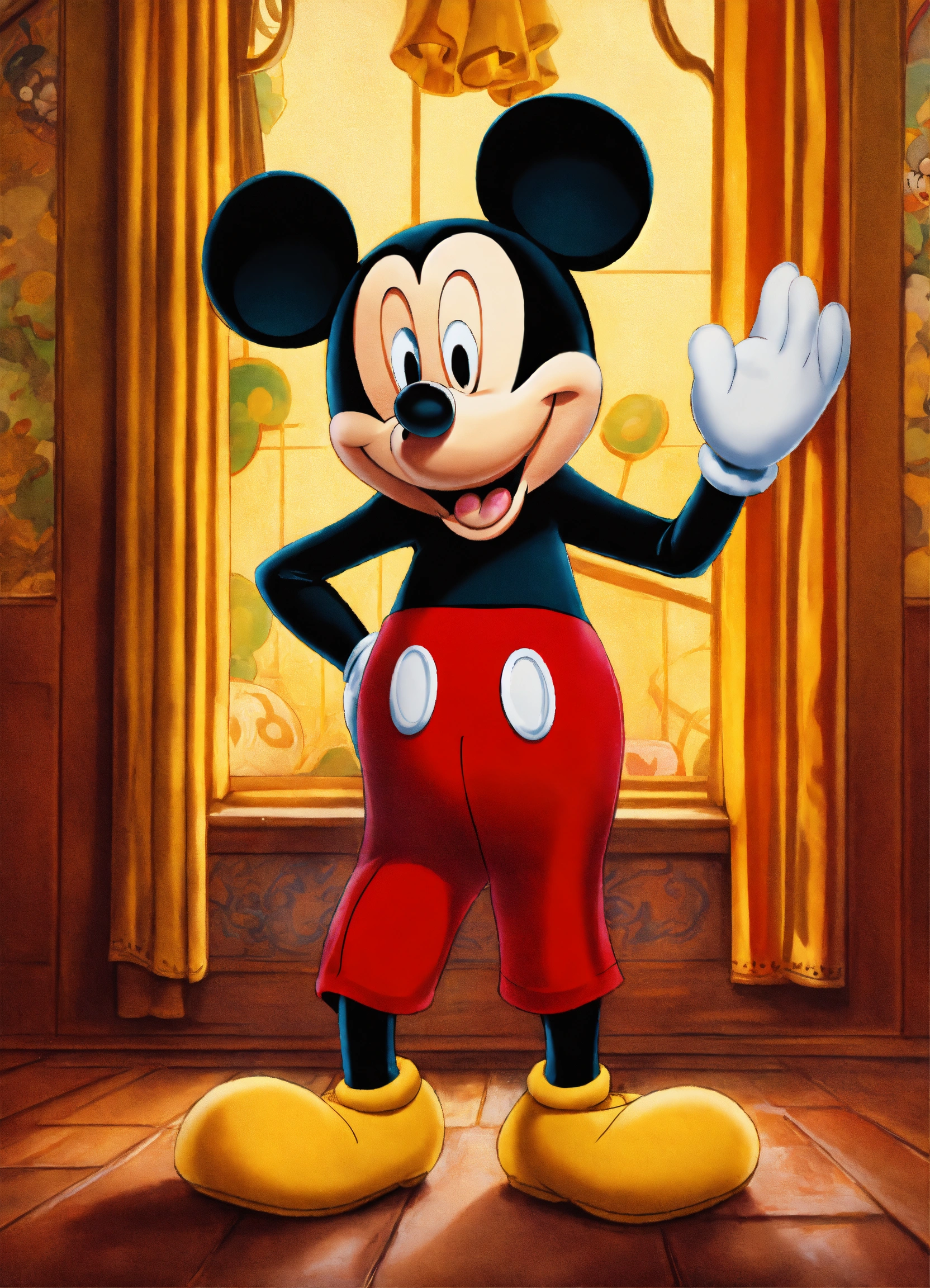 Lexica - Disney's beloved character Mickey Mouse savanna comedy musical.