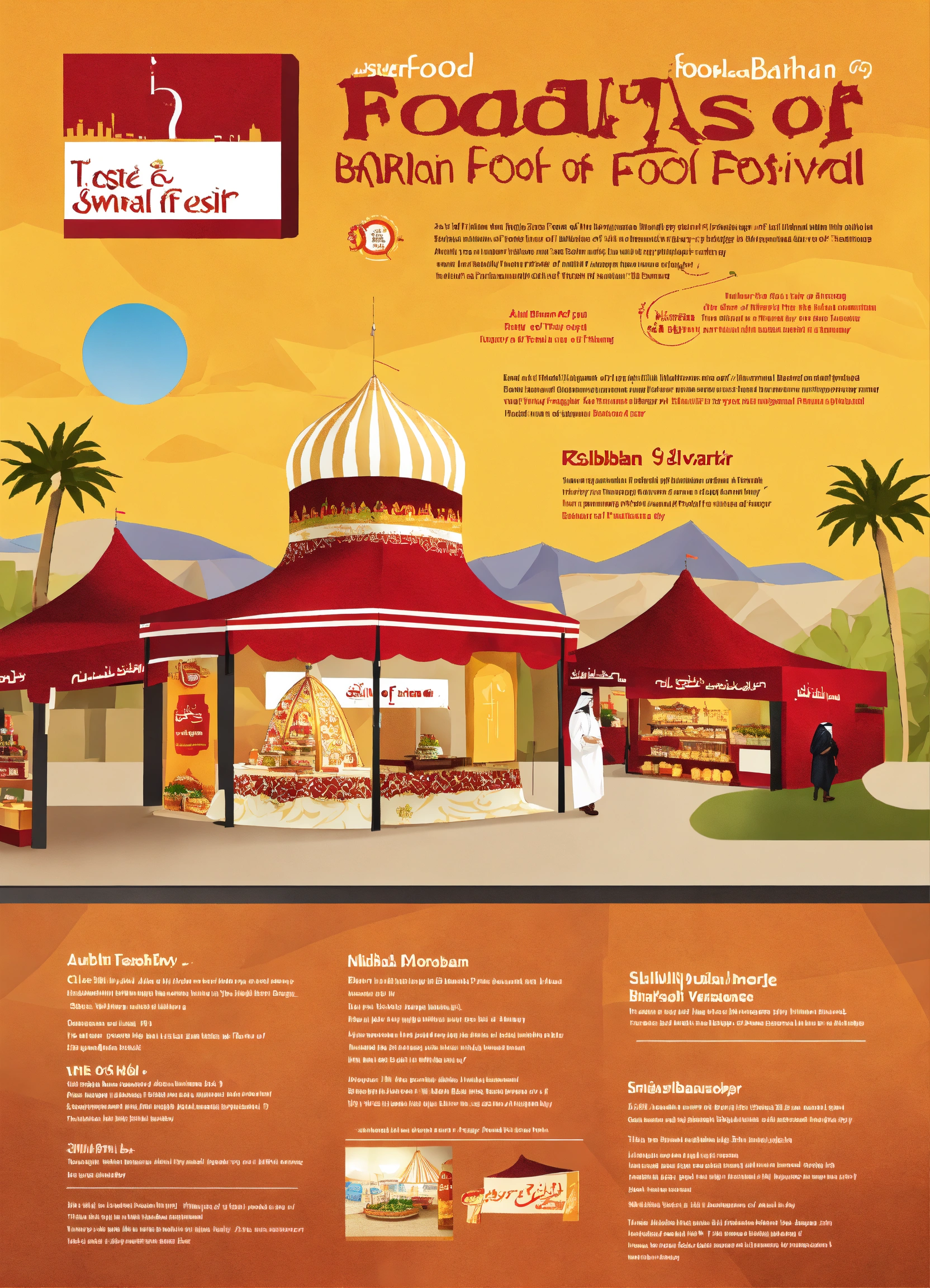 Lexica - "Visualize the 'Taste of Bahrain' food festival small Food ...