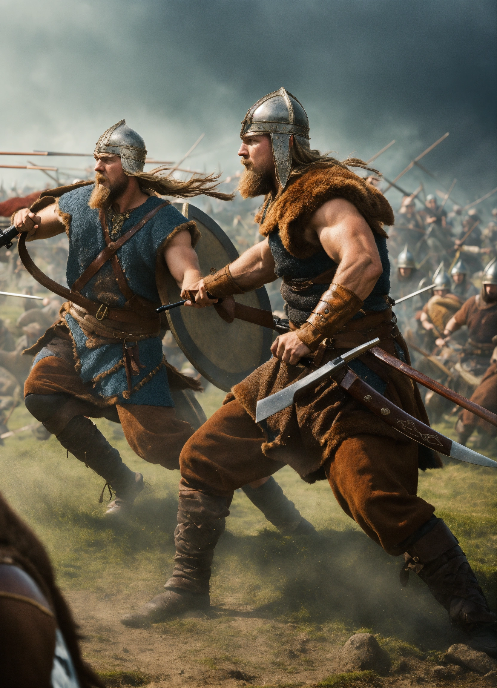 Lexica - Vikings fighting with guns