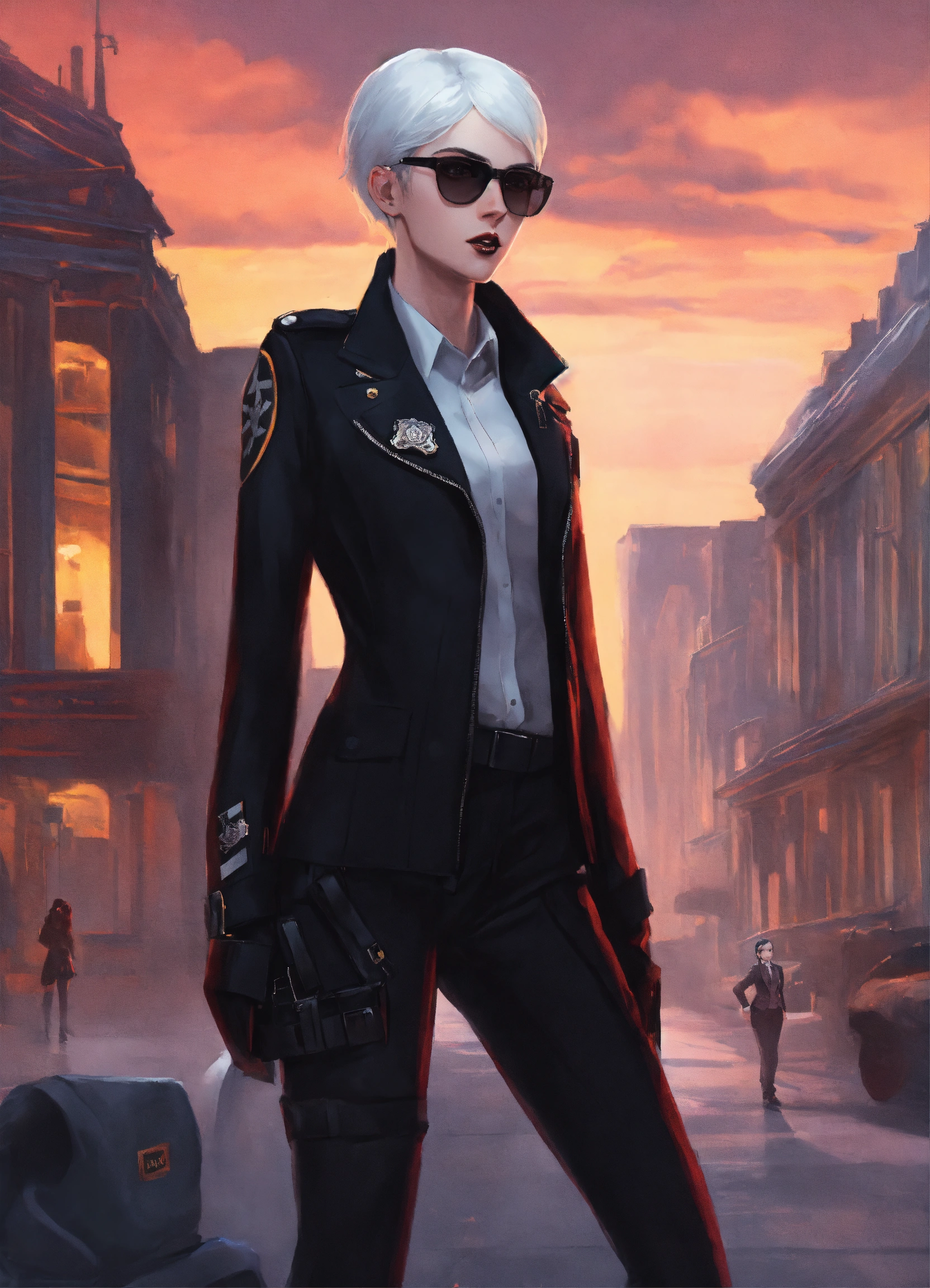 Lexica - Agent Tom, an 23 year old, goth, white female who works for a ...