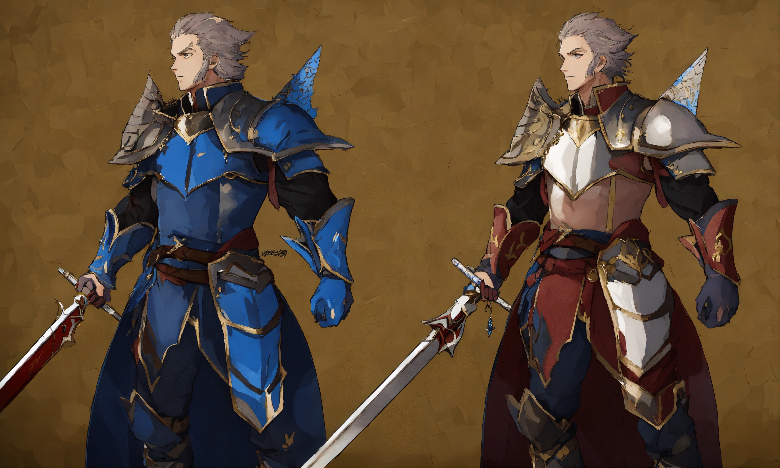 Lexica - Anime royal knight, chief of the dragon army guard, male ...