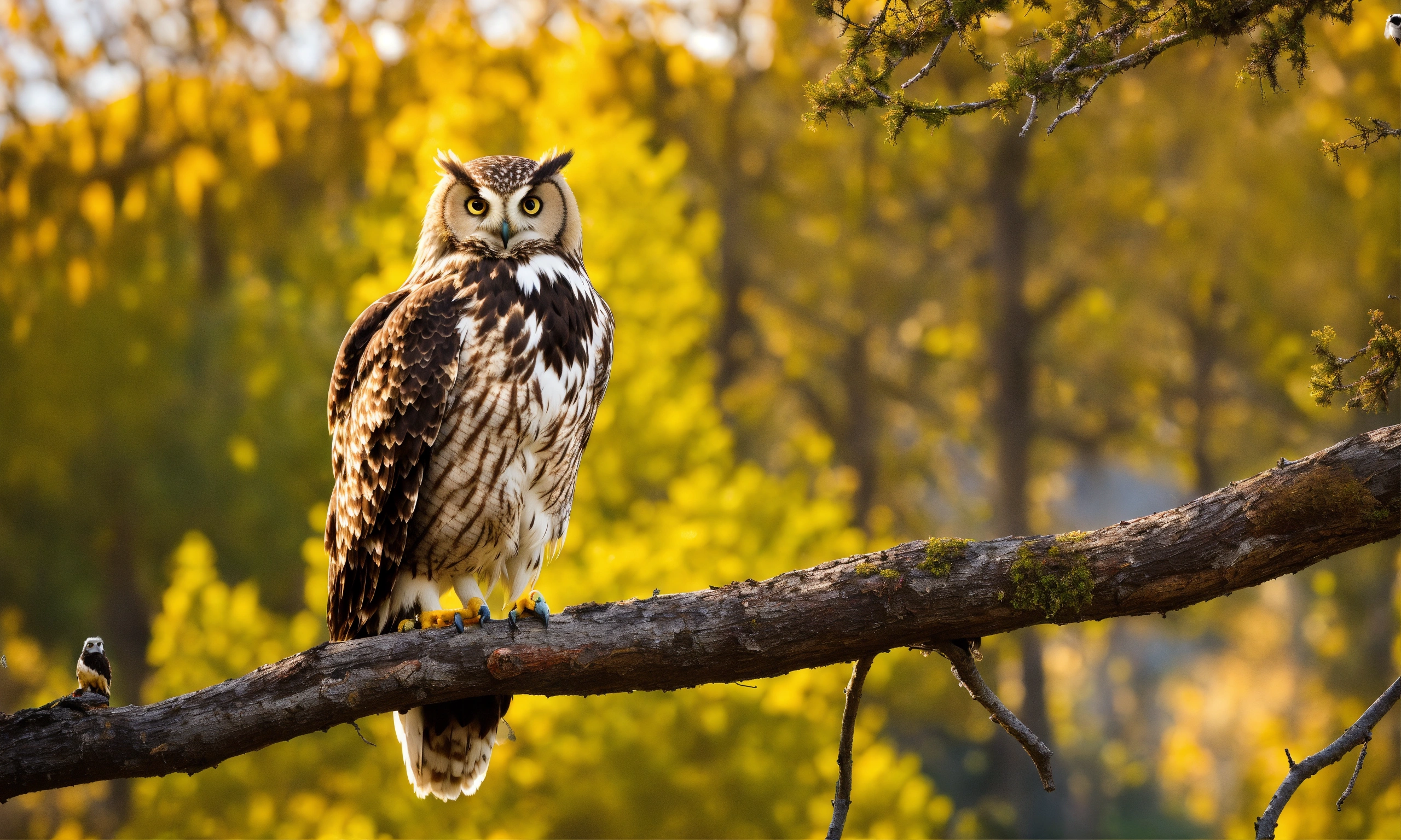 Lexica - One sunny morning, as Eli (small eagle)was perched on a branch ...