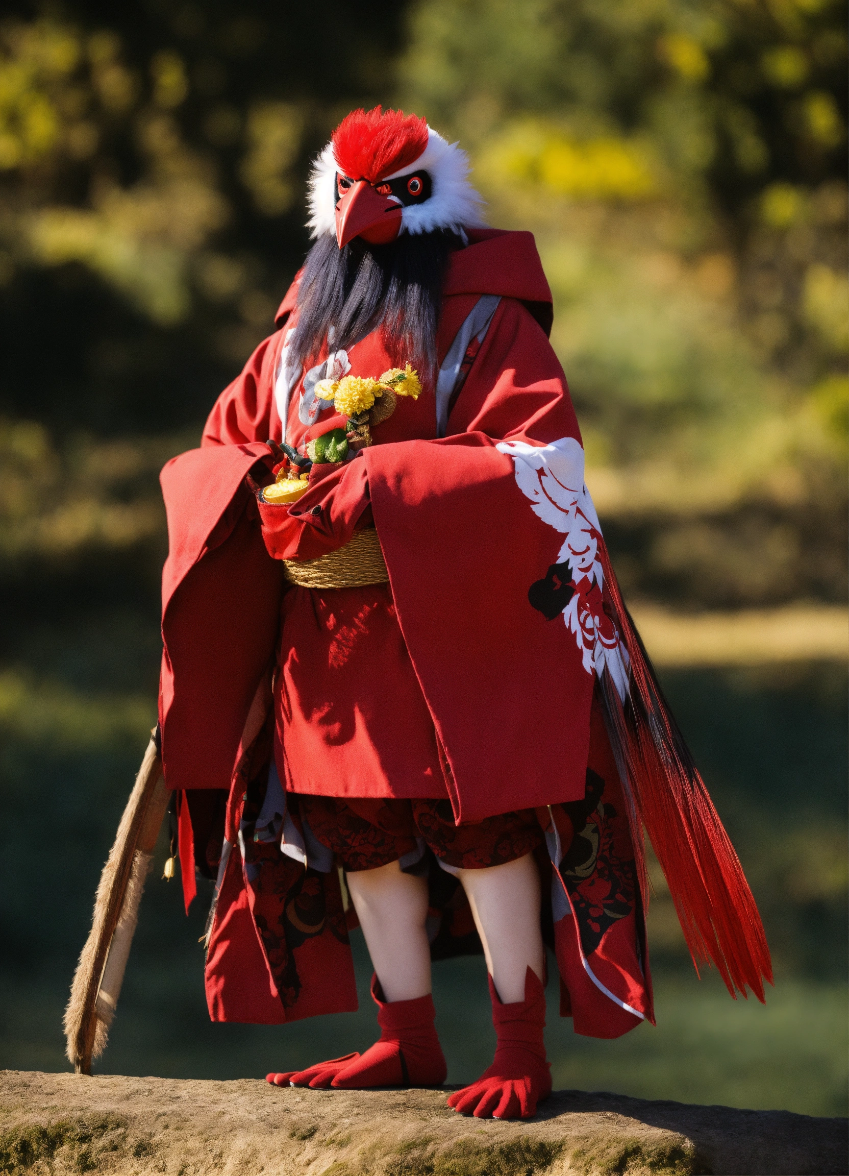 Lexica - Tengu, nez rouge comme pinokio