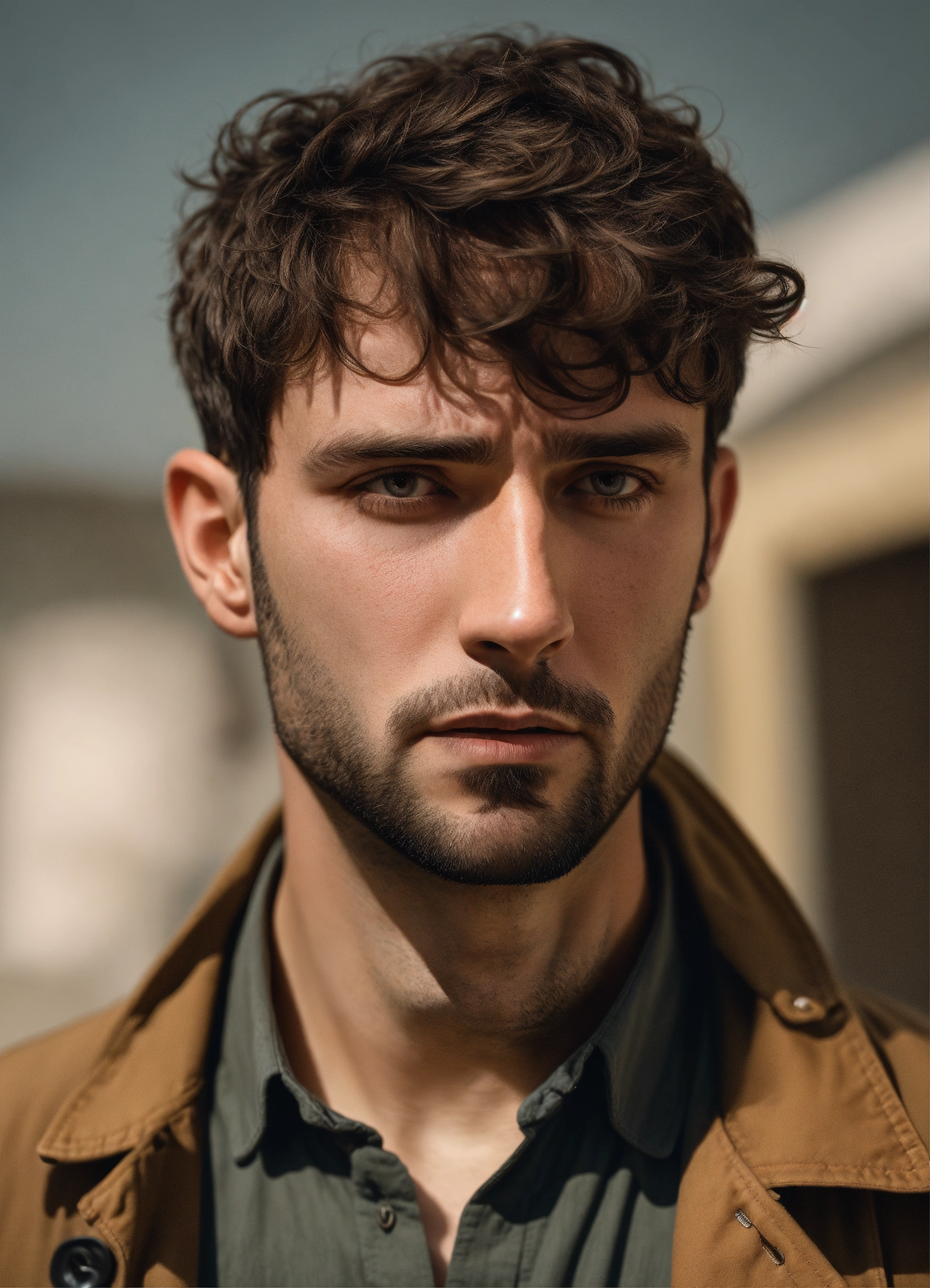 Lexica - A realistic photo of a thin 30-year-old french man, with very ...