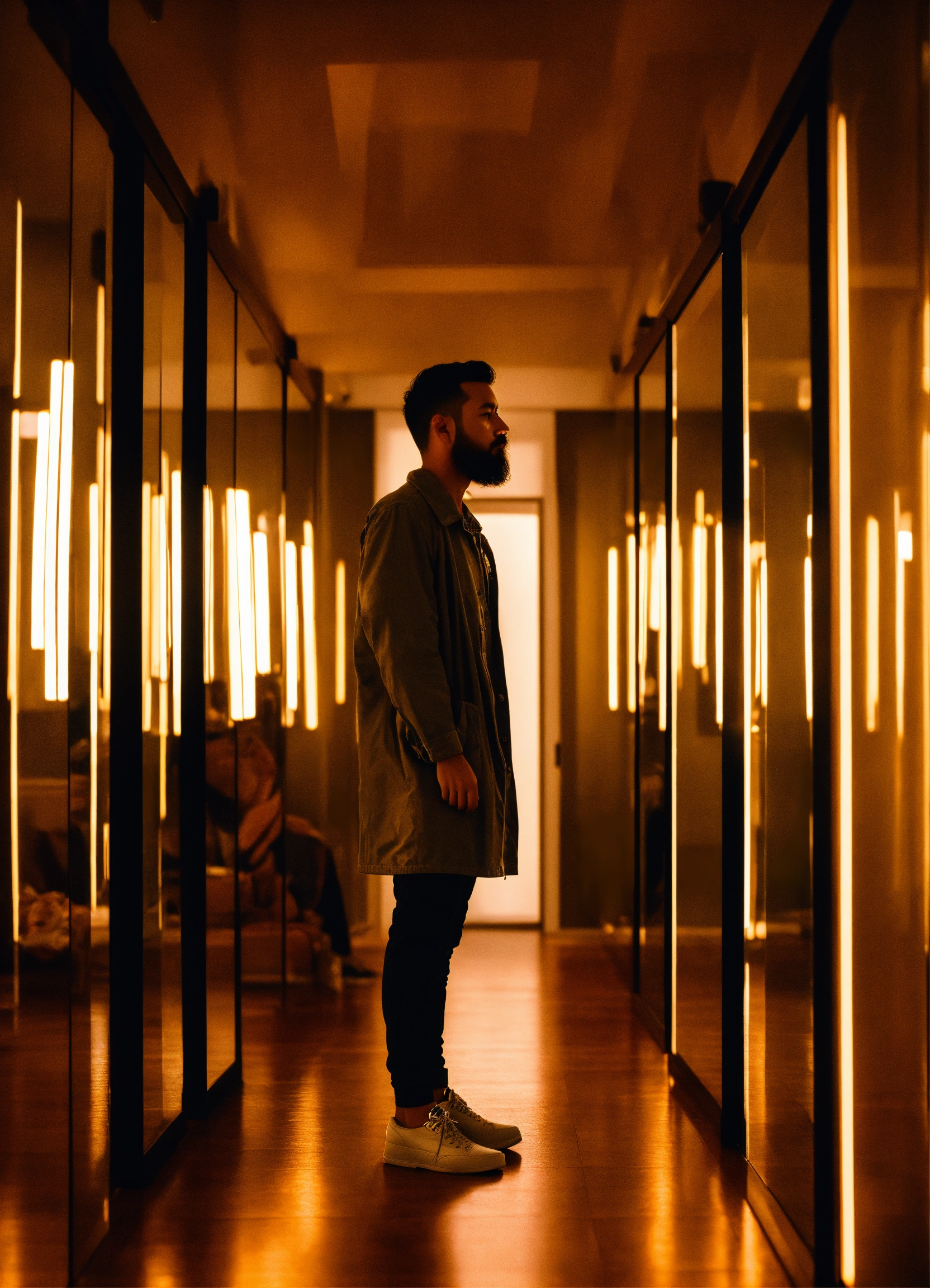 Lexica - "Facets of the Self", person standing, diverse personalities ...