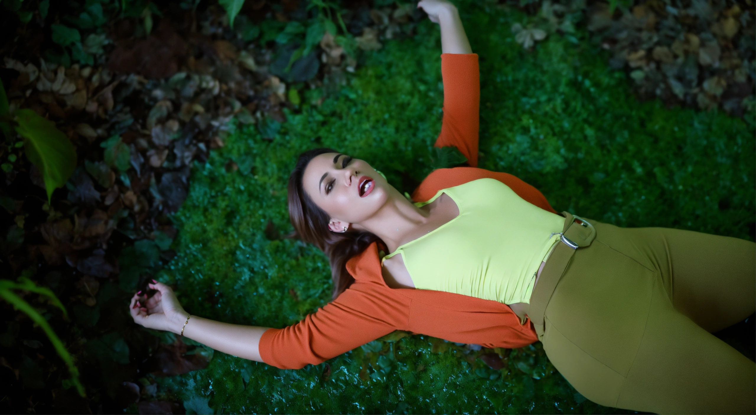 Lexica - Full body 8K top down image of scared and shocked in pain ...