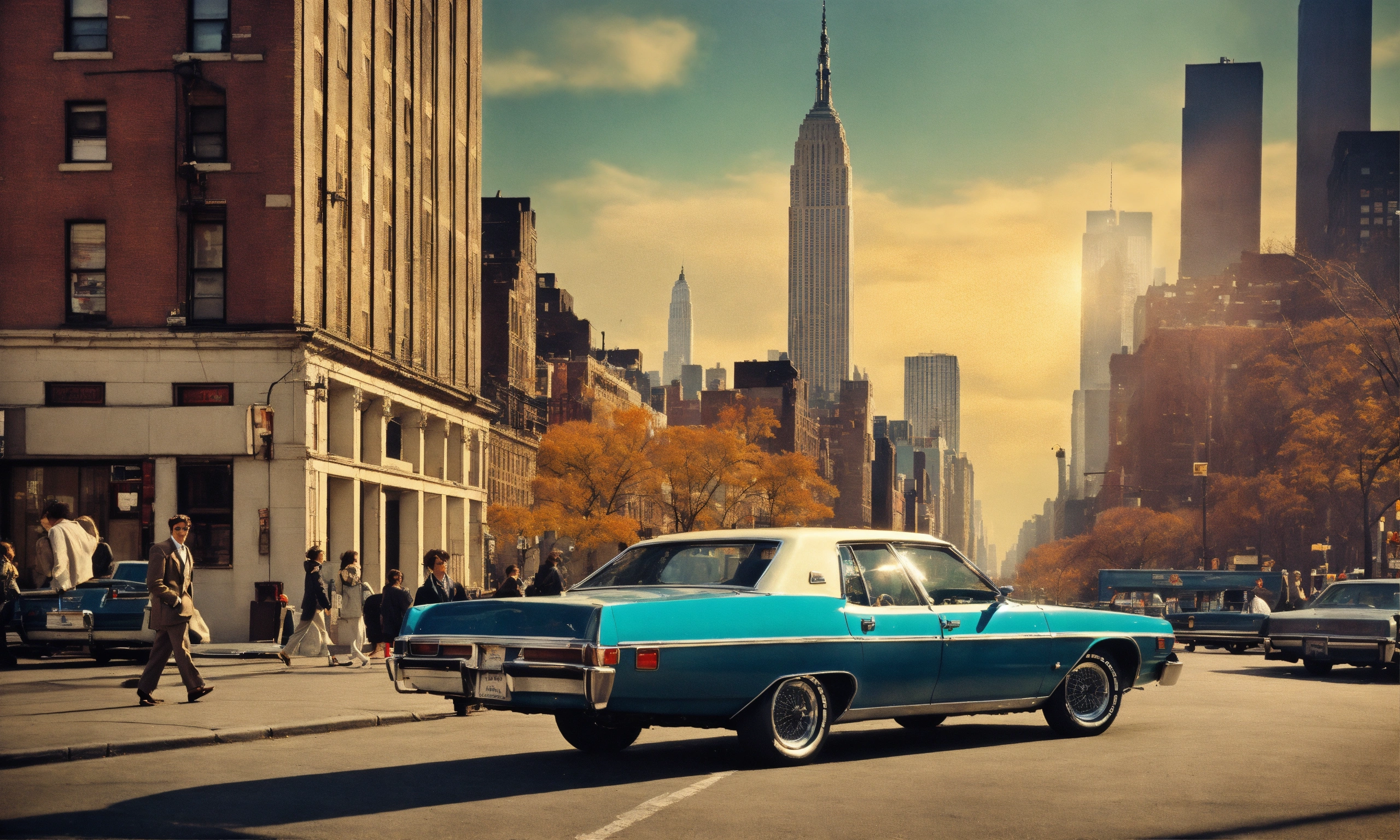 Lexica - Charming man retro America style 1970-1990, New York City ...