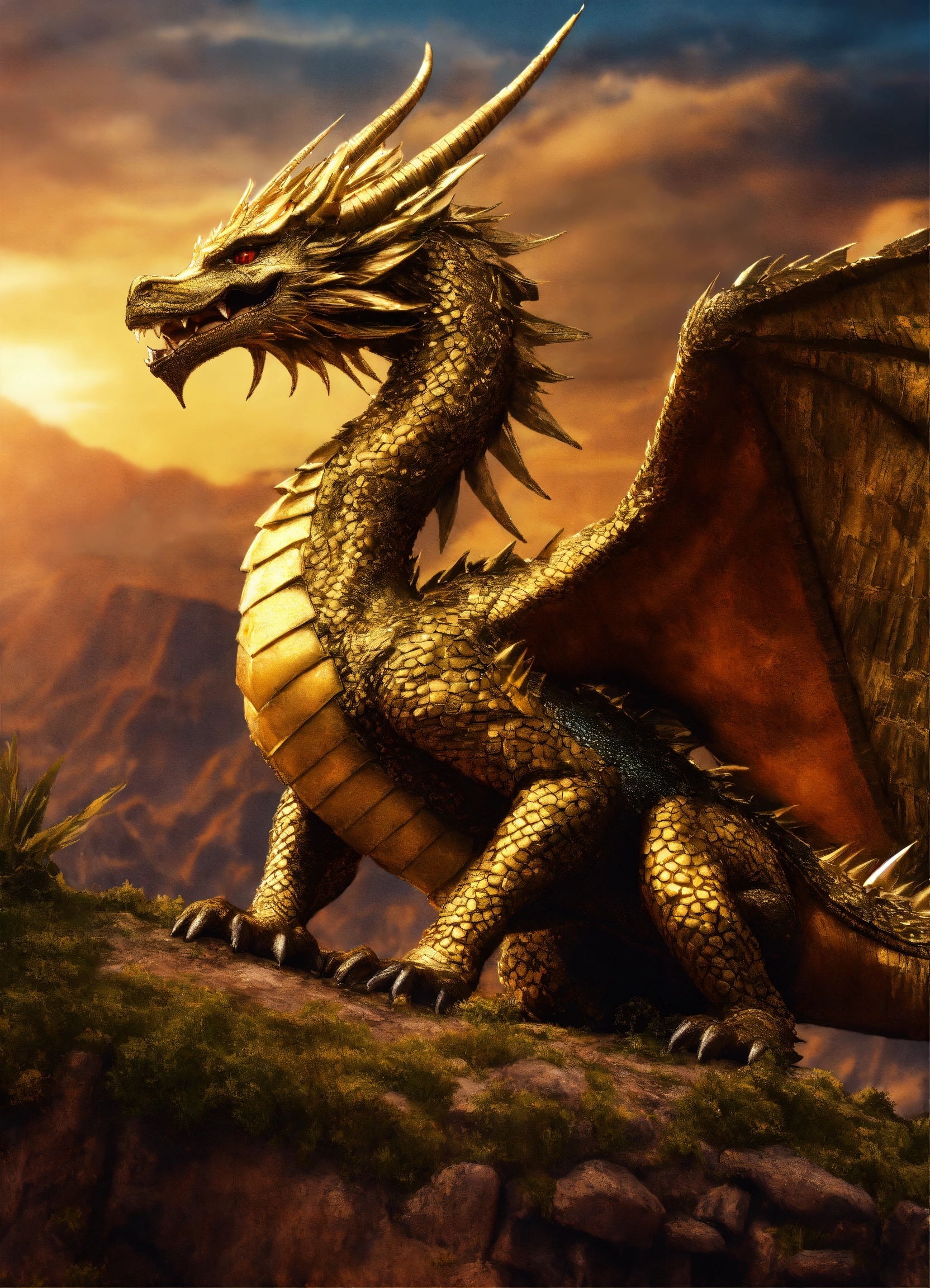 Lexica - Amaru Dragon Inca photorealistic movie render protector of the ...