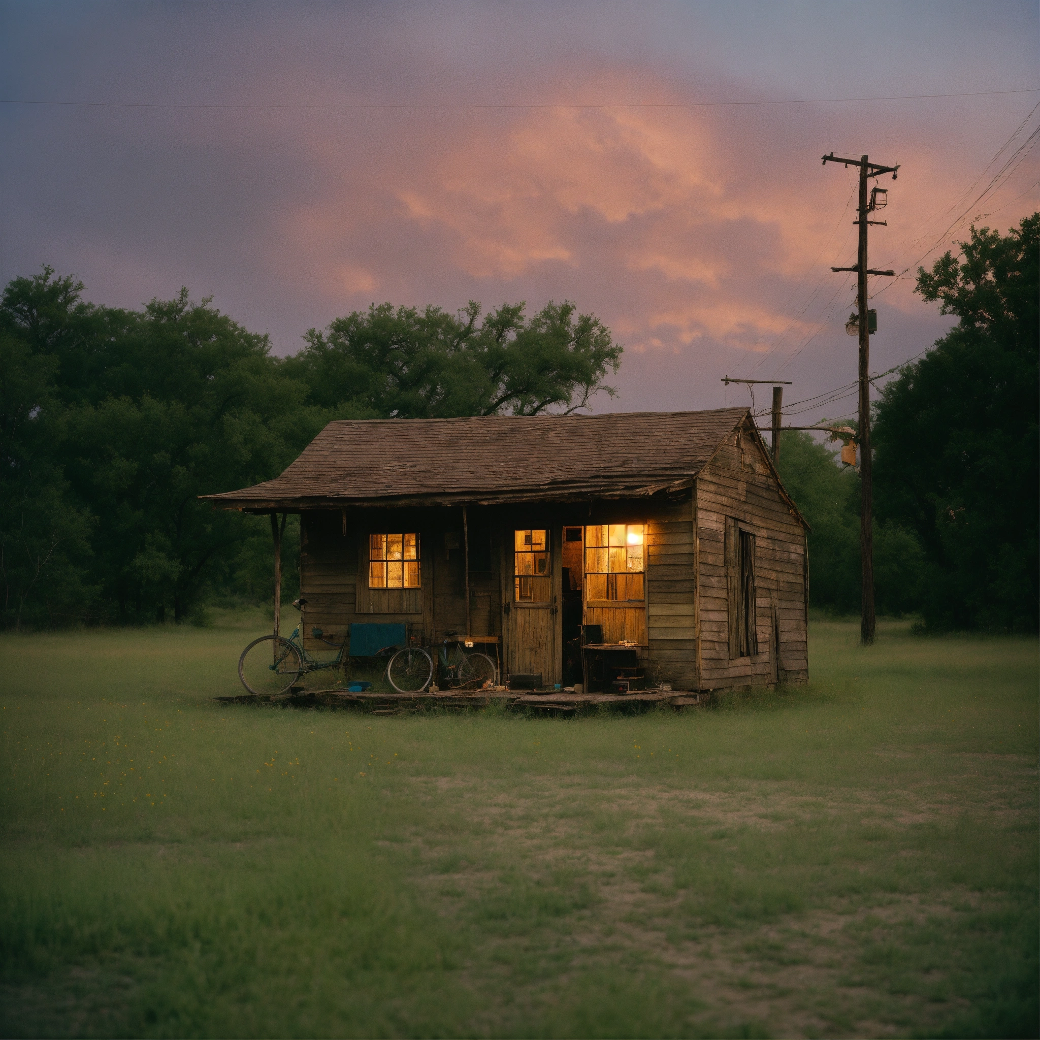 Lexica - A photograph of an old shack in texas, Gregory Crewdson wide ...