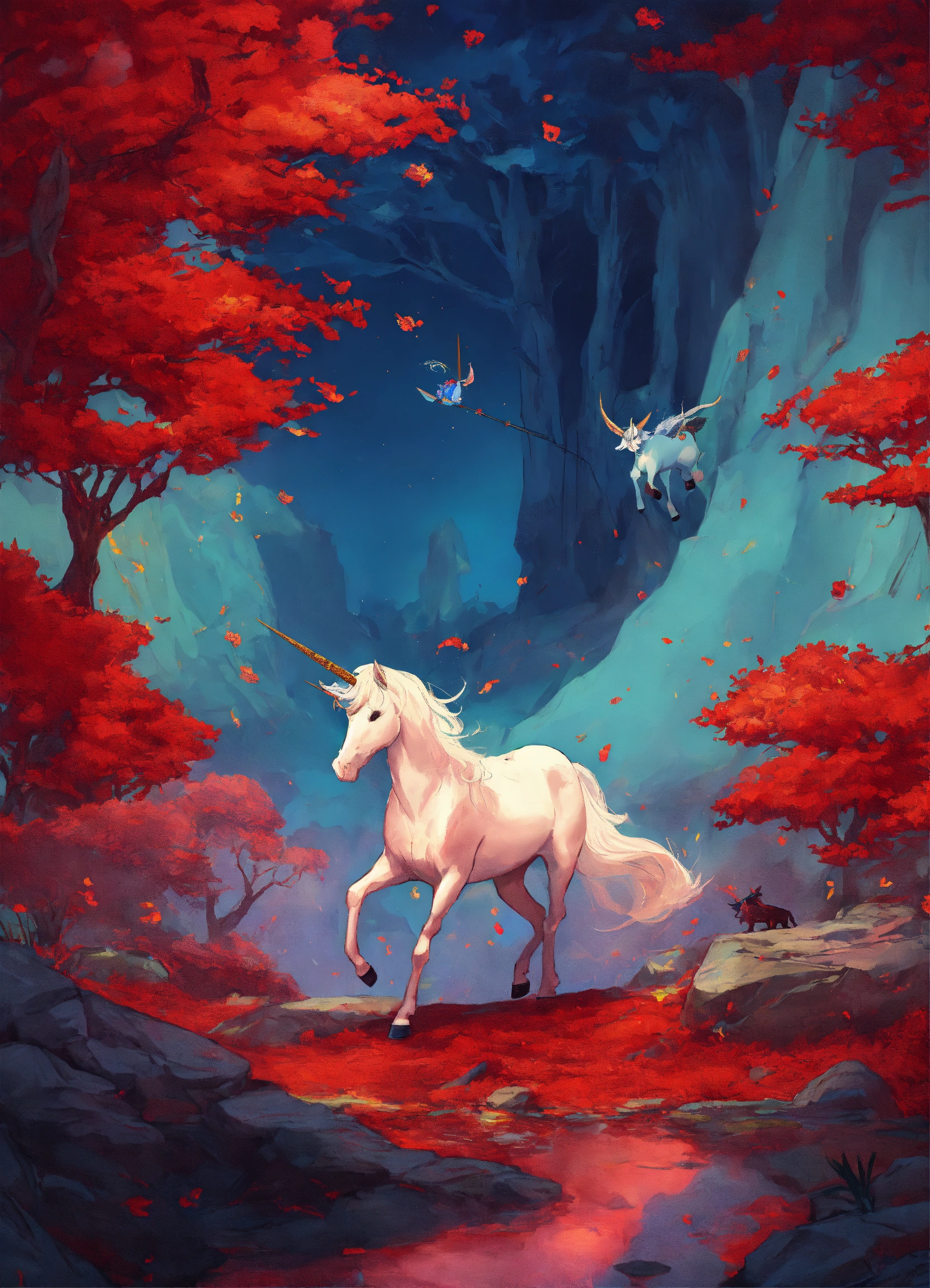 Lexica - The last unicorn trapped by the Red Bull