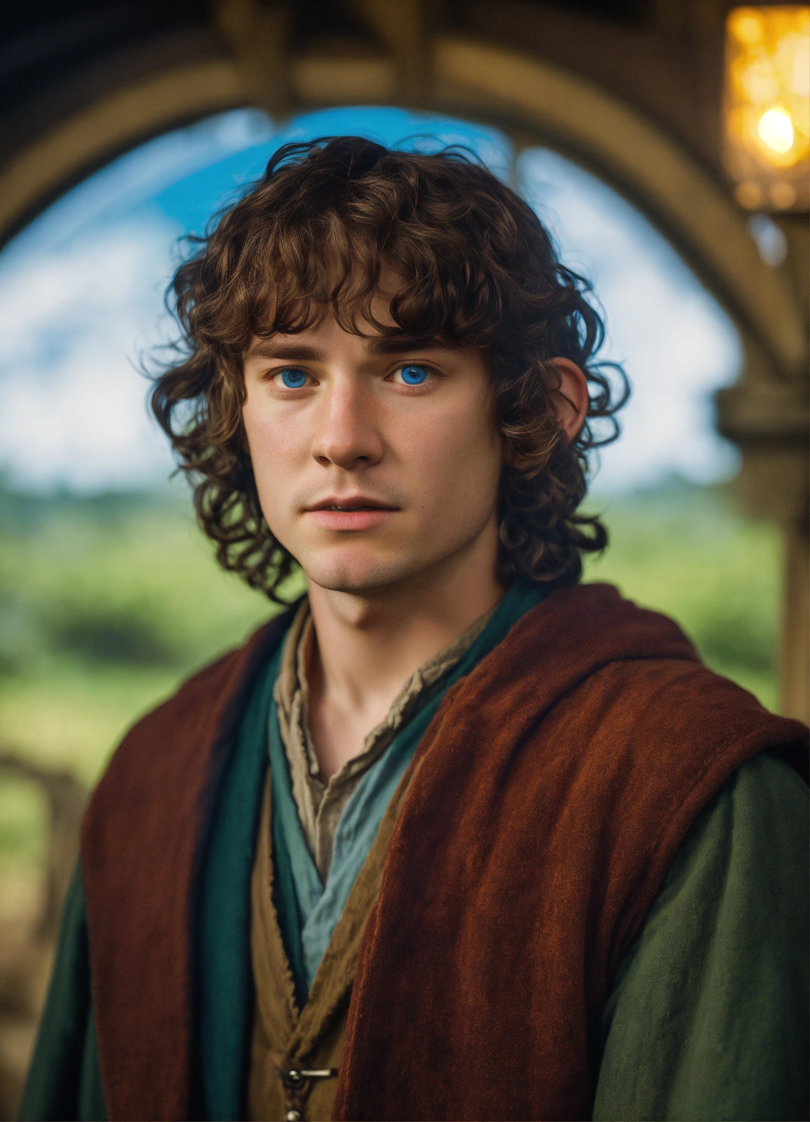 Lexica - A young white man, from the shire, with brown hair and bright ...