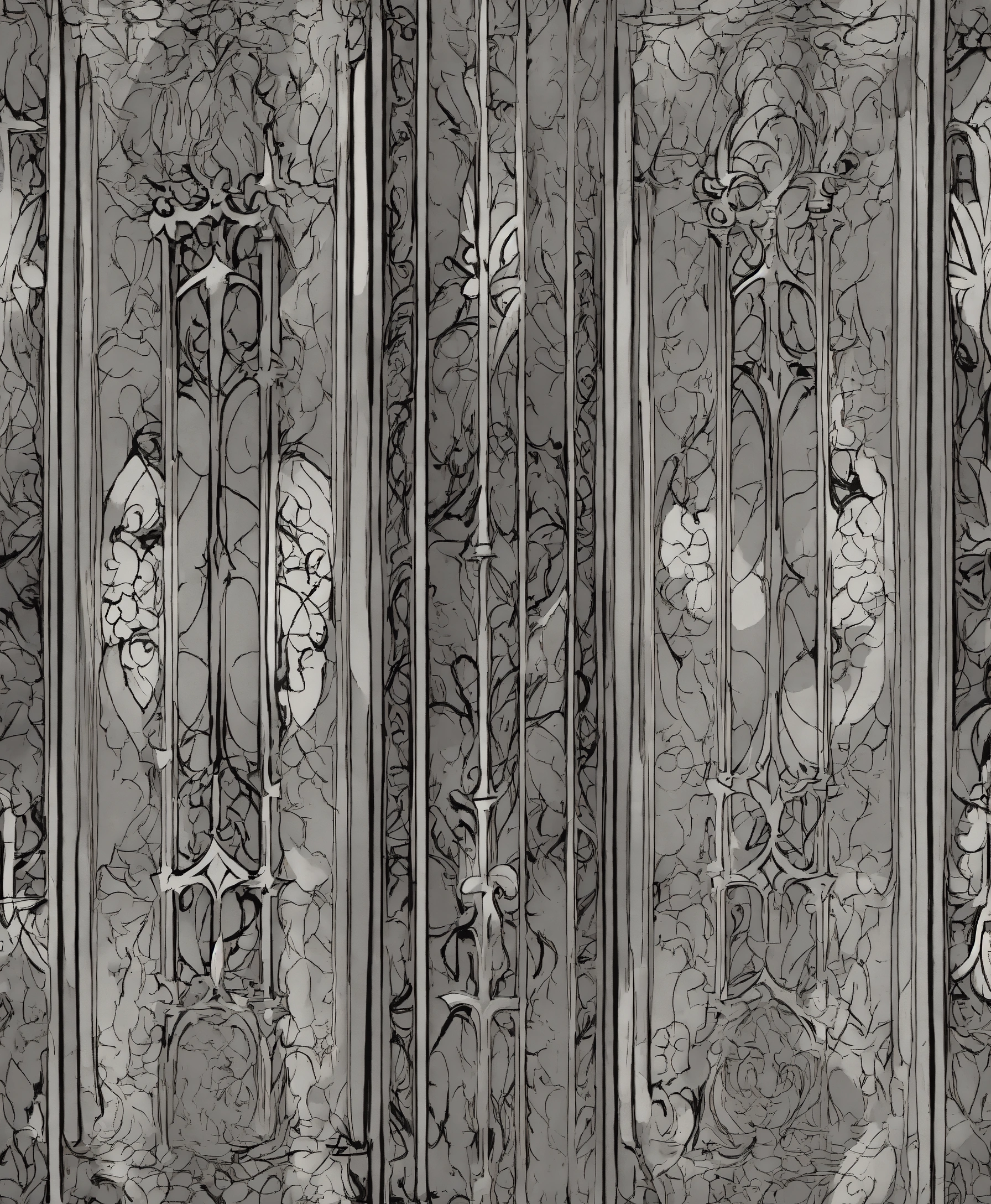 Lexica - Gothic magic fantasy patterns, simple stile, texture painting ...