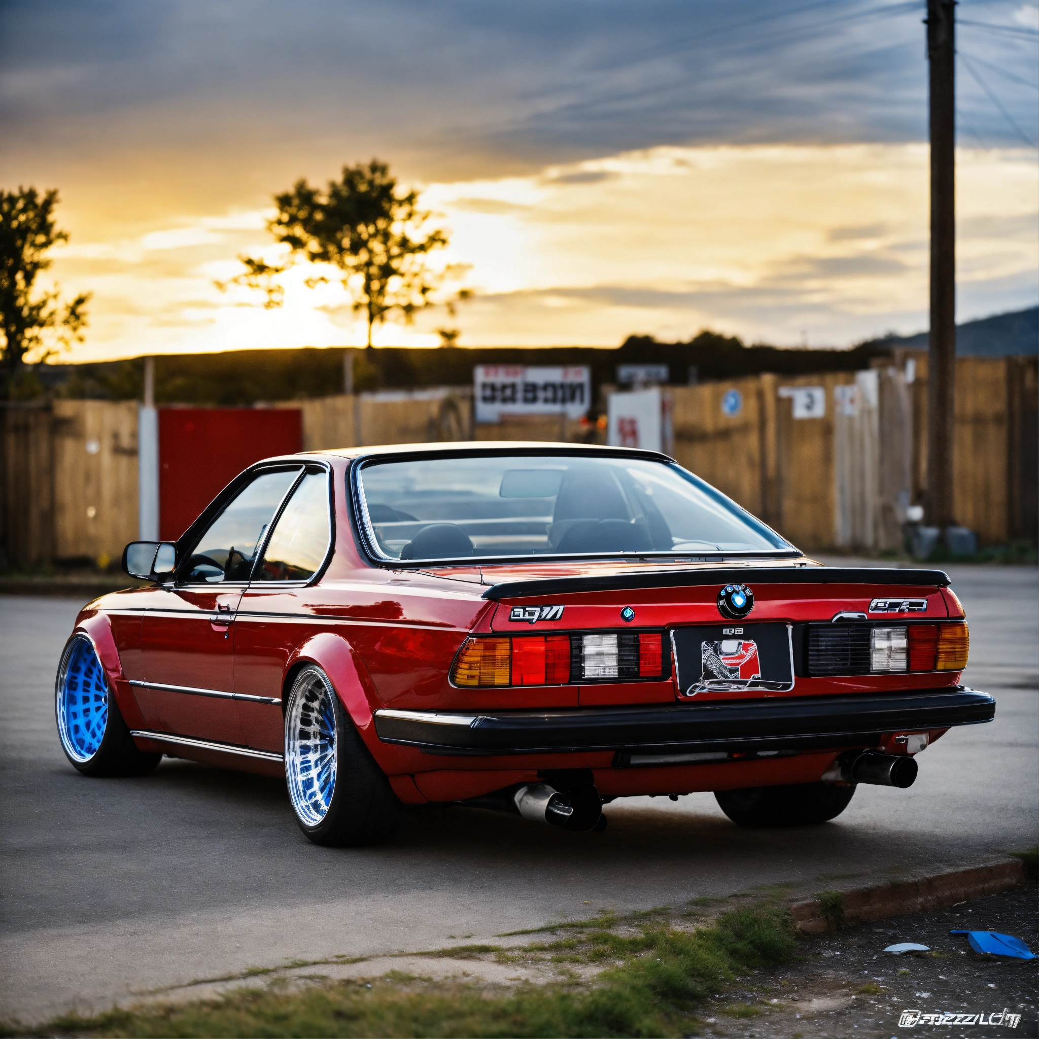 Lexica - Bmw 635 csi, bosozoku, wide body. spoiler, race