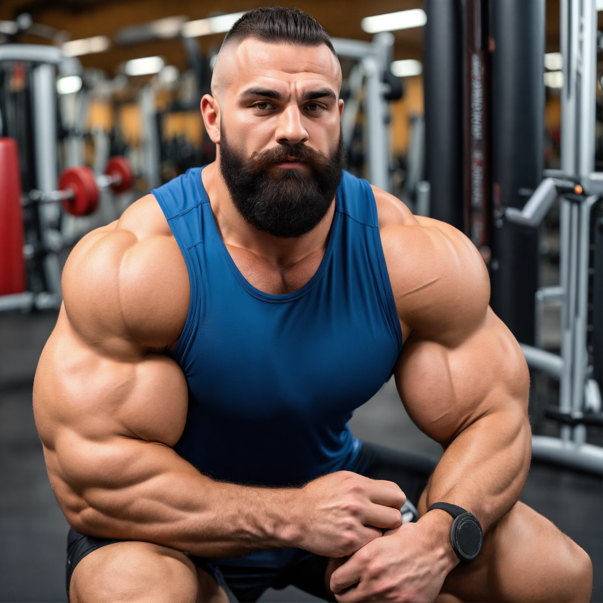 Lexica - 30-year-old hairy Maltese man with big muscles, big ...