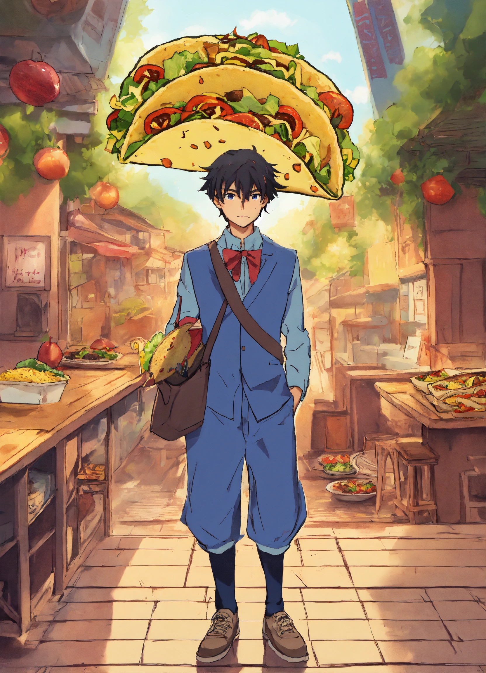 Lexica - Anime time-manipulating taco-faced being