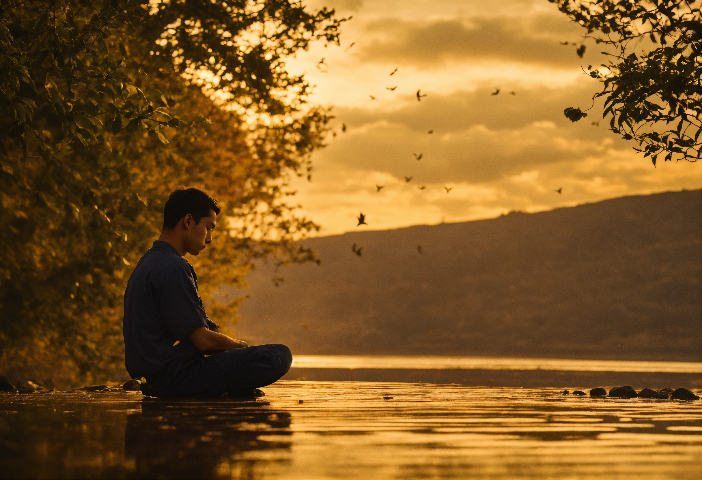 Lexica - A person absorbed in thoughts deeply