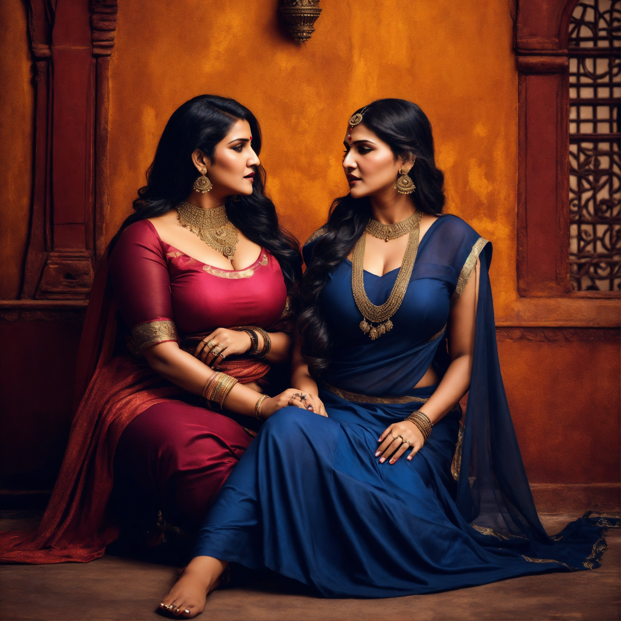 Lexica - Realistic gothic digital photography women portrait romancing ...