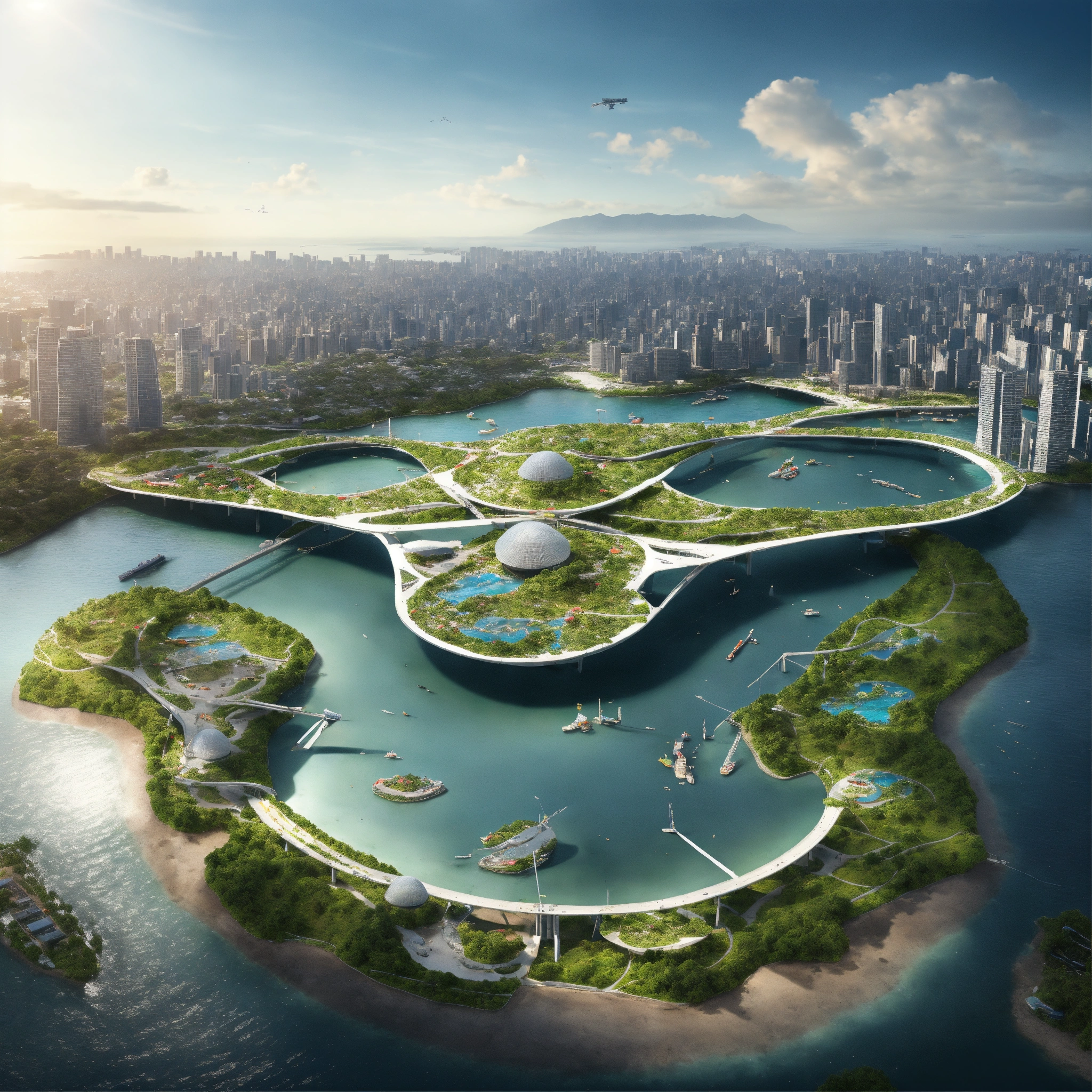 Lexica - Imagine a vision of future Tokyo in 2050 with networks of ...