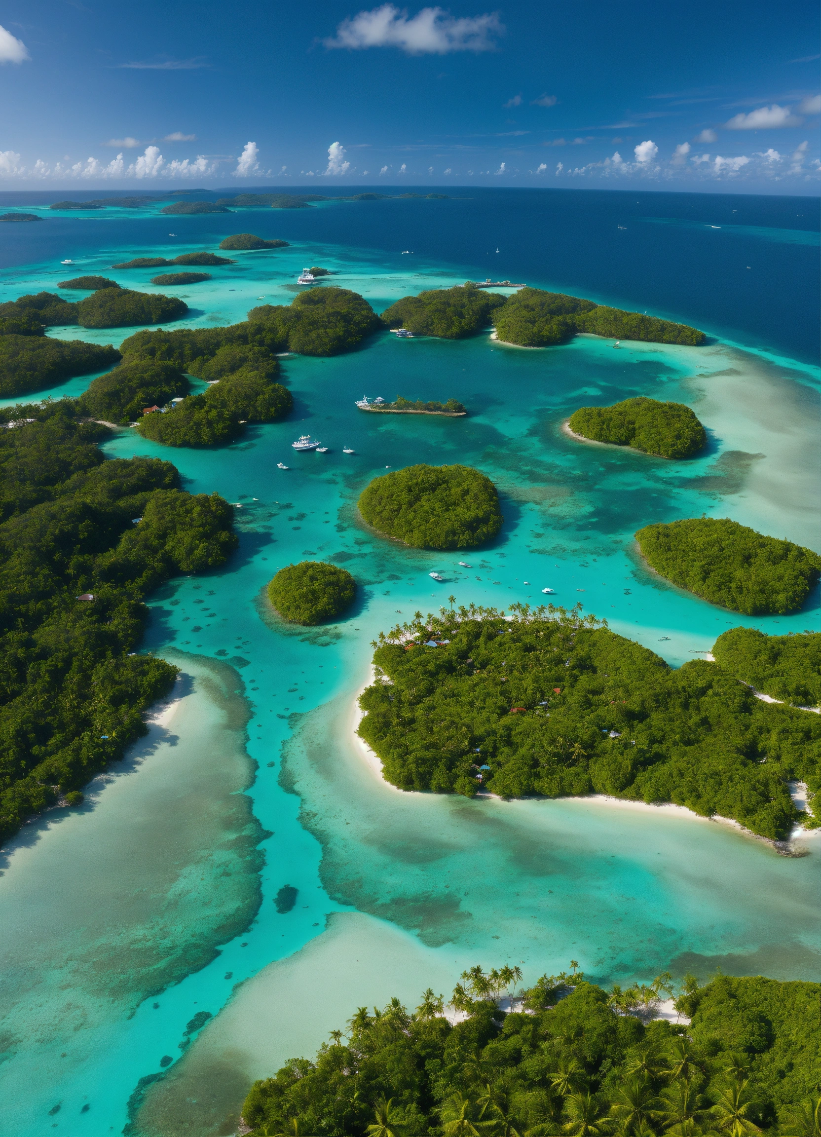 Lexica - Thousand of small tropical islands far from each other, high ...