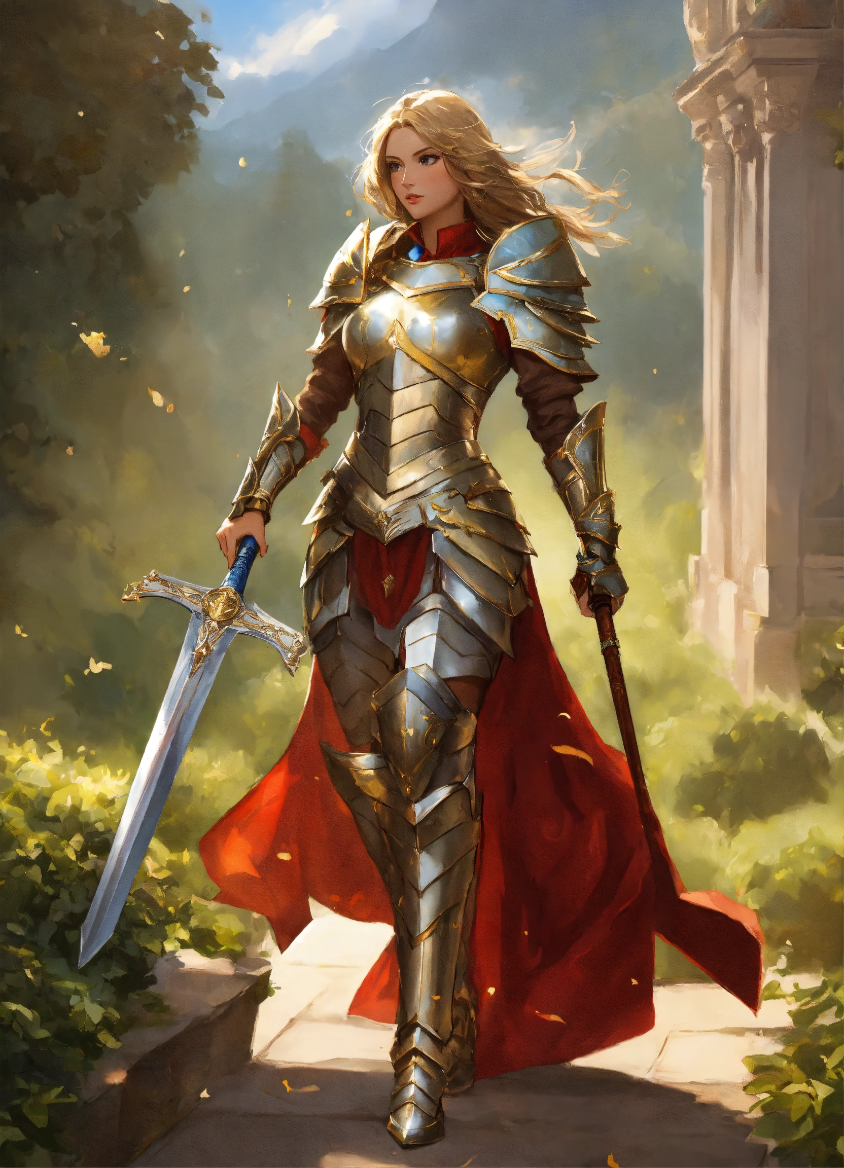 Lexica - Lady armor from heaven