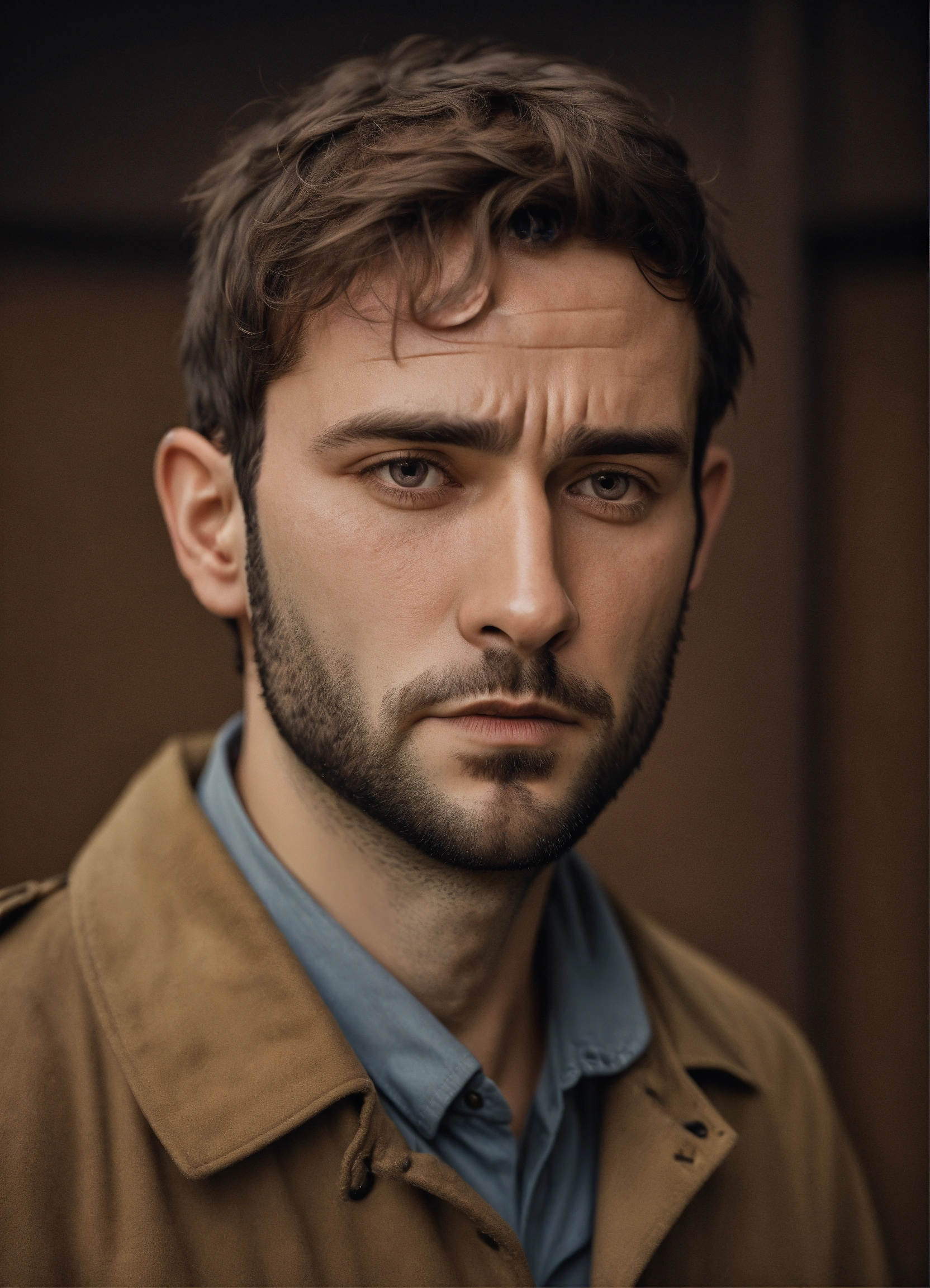 Lexica - A realistic photo of a thin 30-year-old french man, with ...