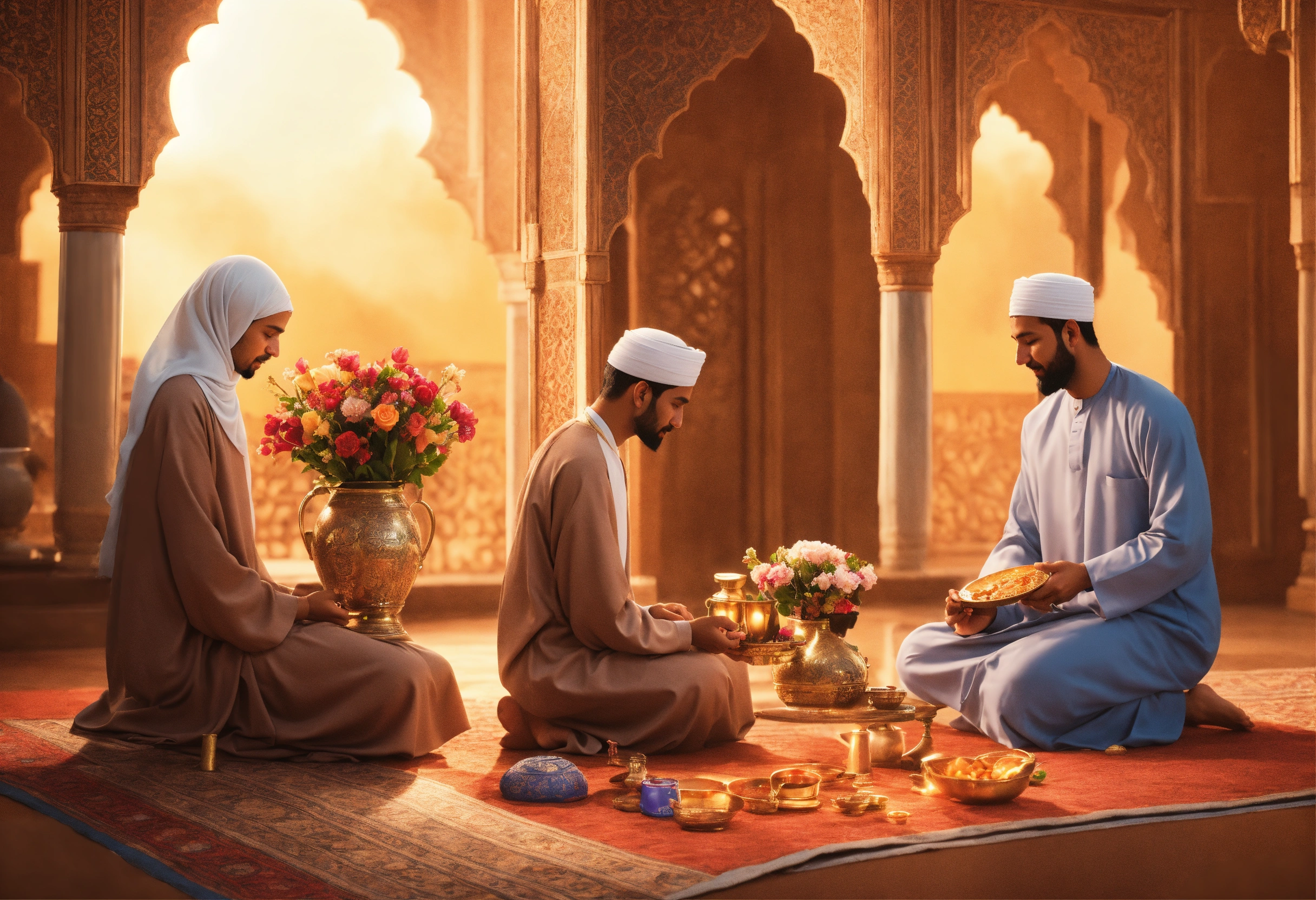Lexica - Scene 5 Islamic Practices Prompt Design images that depict ...