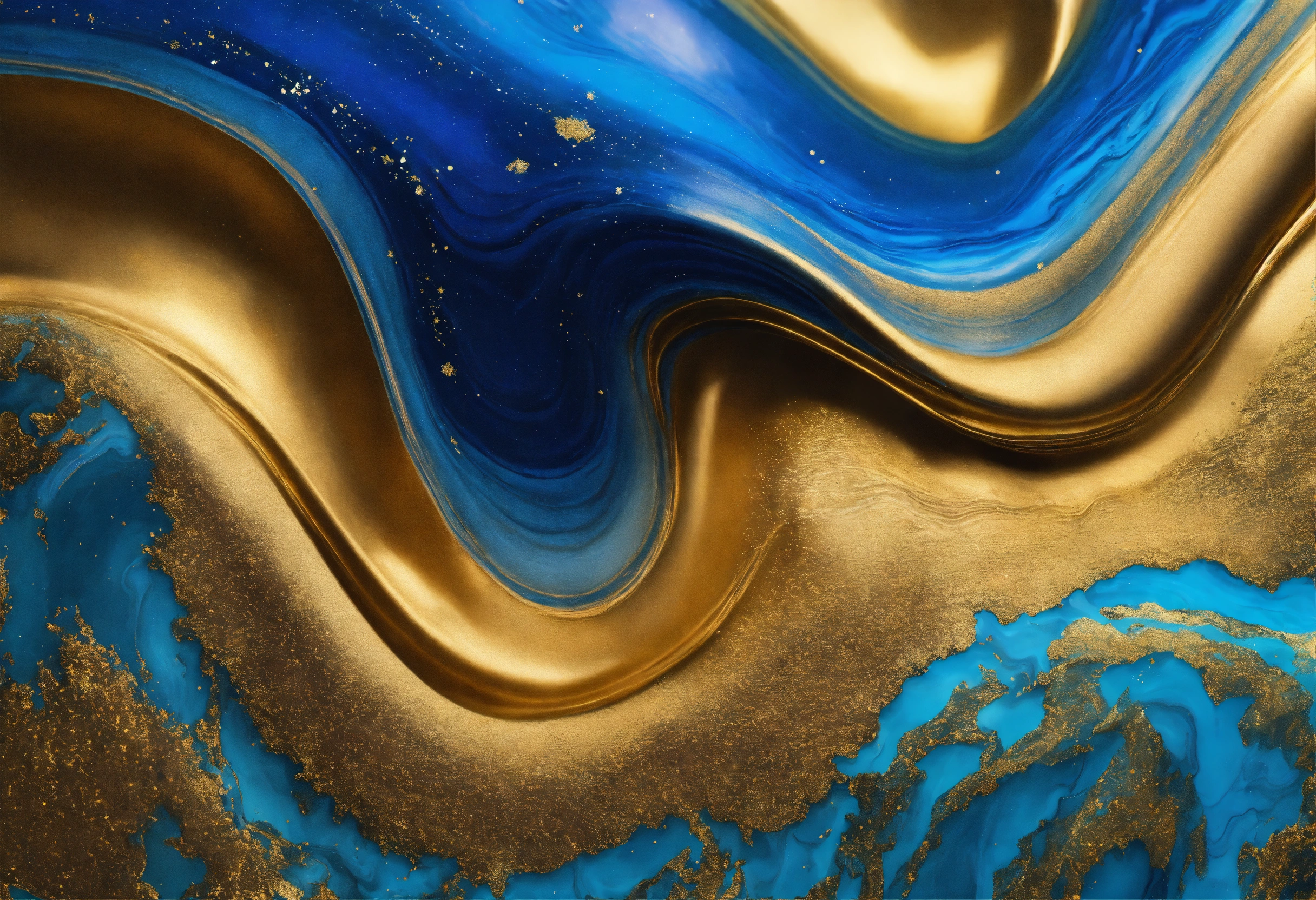 Lexica - Shades of hue of blues flowing texture, marbling, add blue and ...