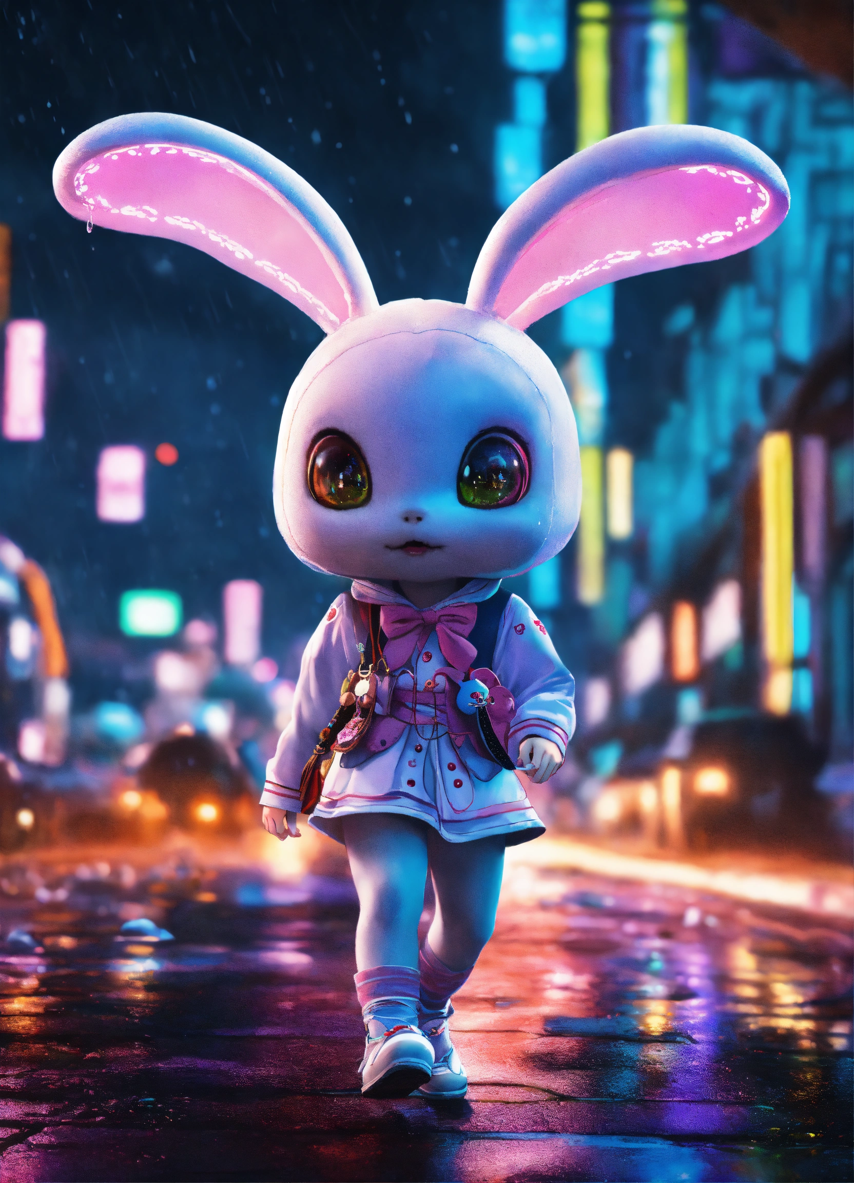 Lexica - Running creepy little japanese alien anime alice in wonderland ...