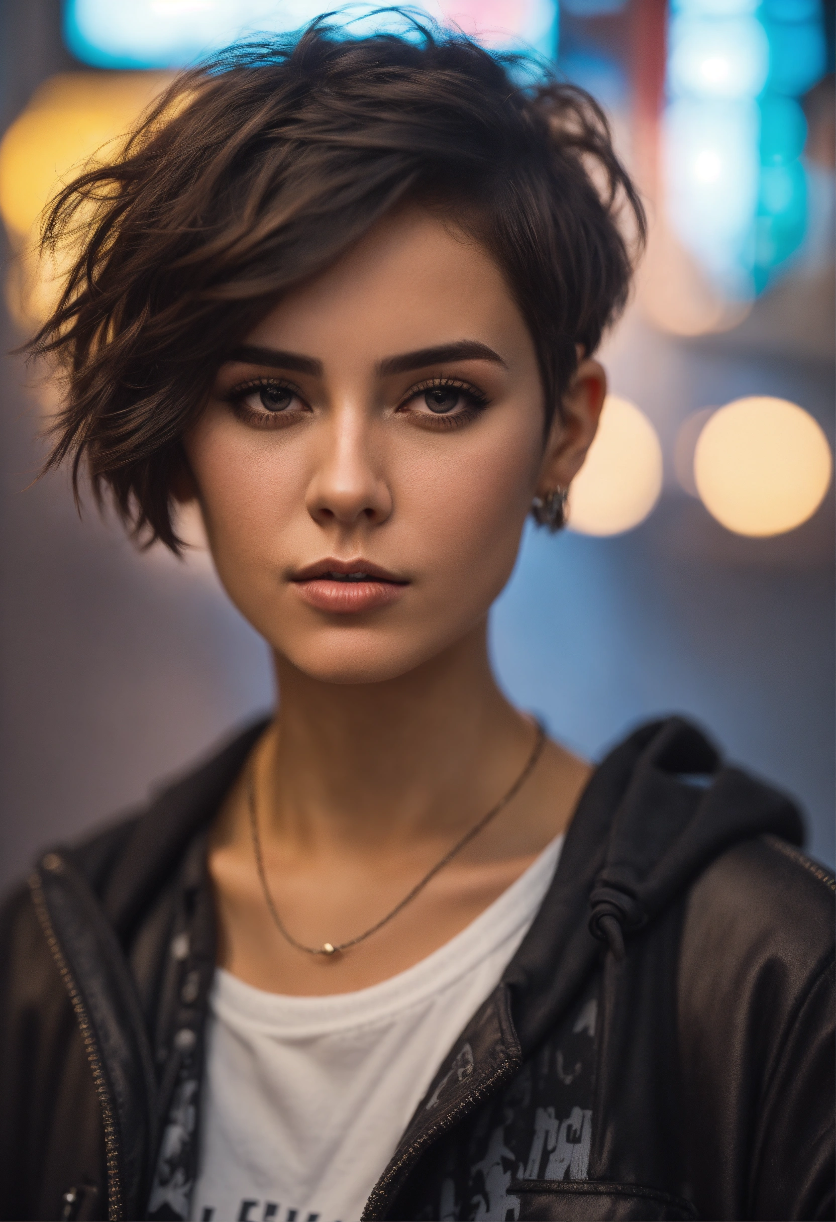 Lexica - Highly detailed portrait of spanish young woman 32 years old ...