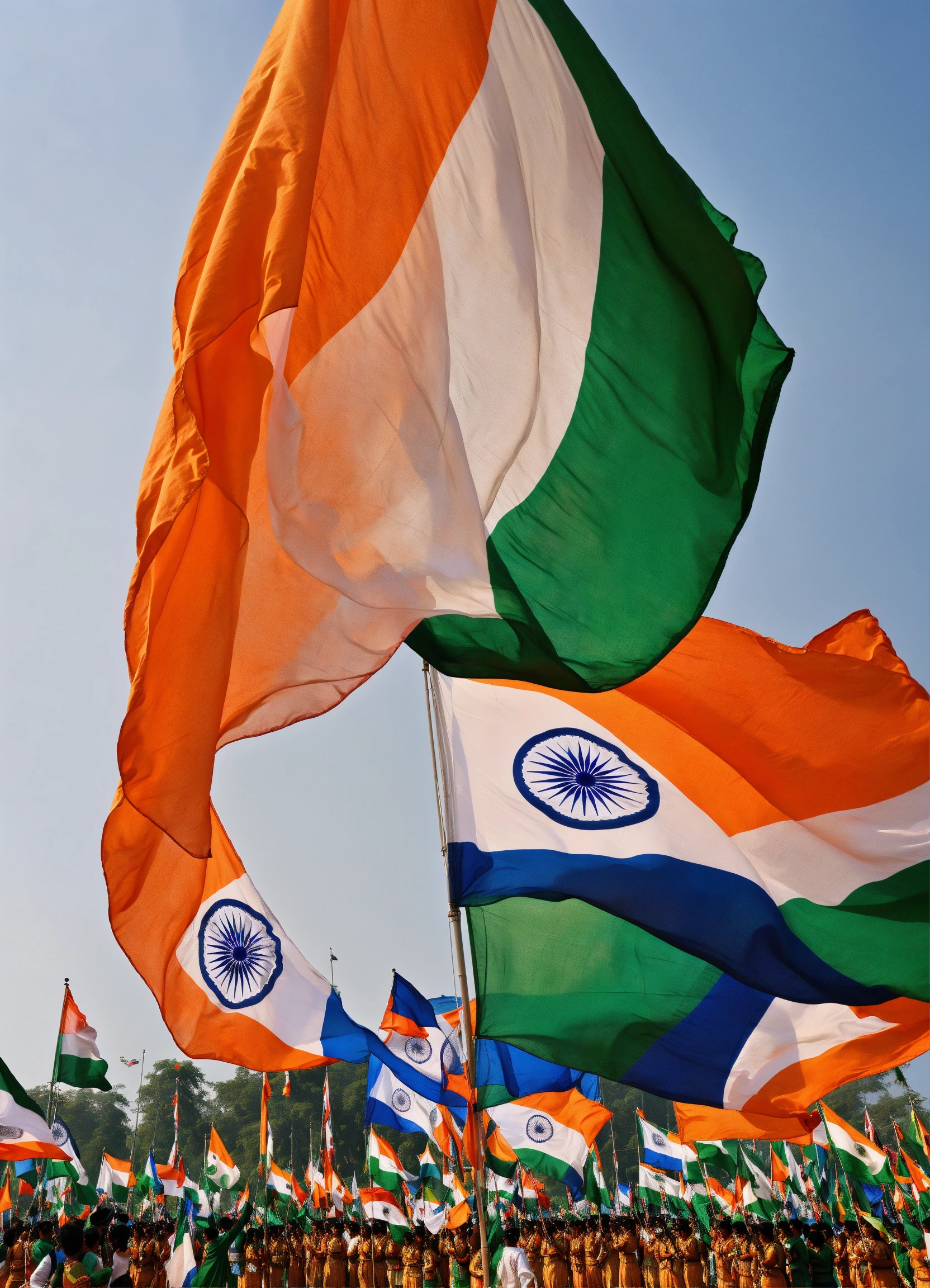 Lexica - With the tricolor flag of India flying high, the team's ...