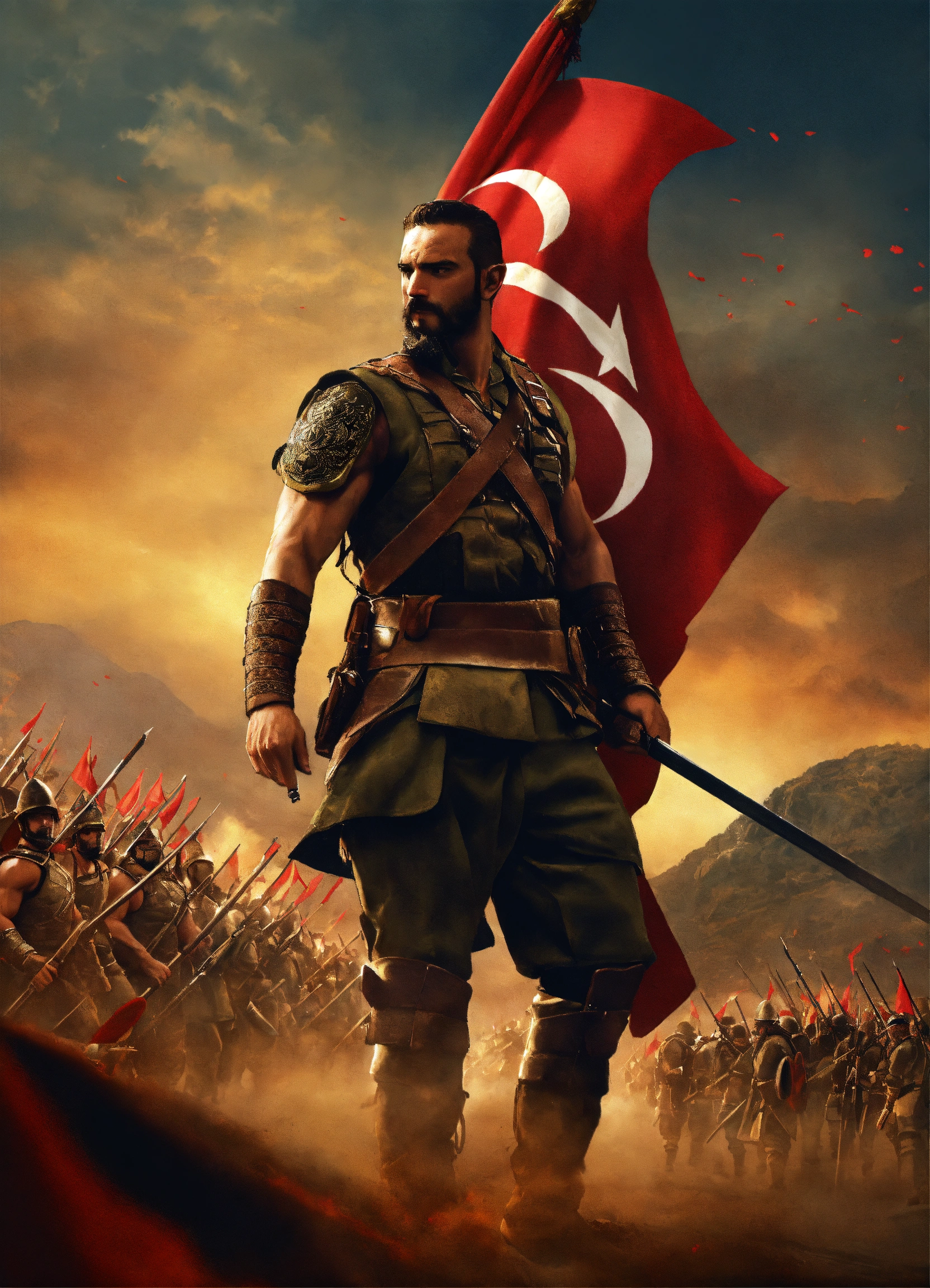 Lexica - Produce an imaginative fantasy scene where Turkish commandos ...