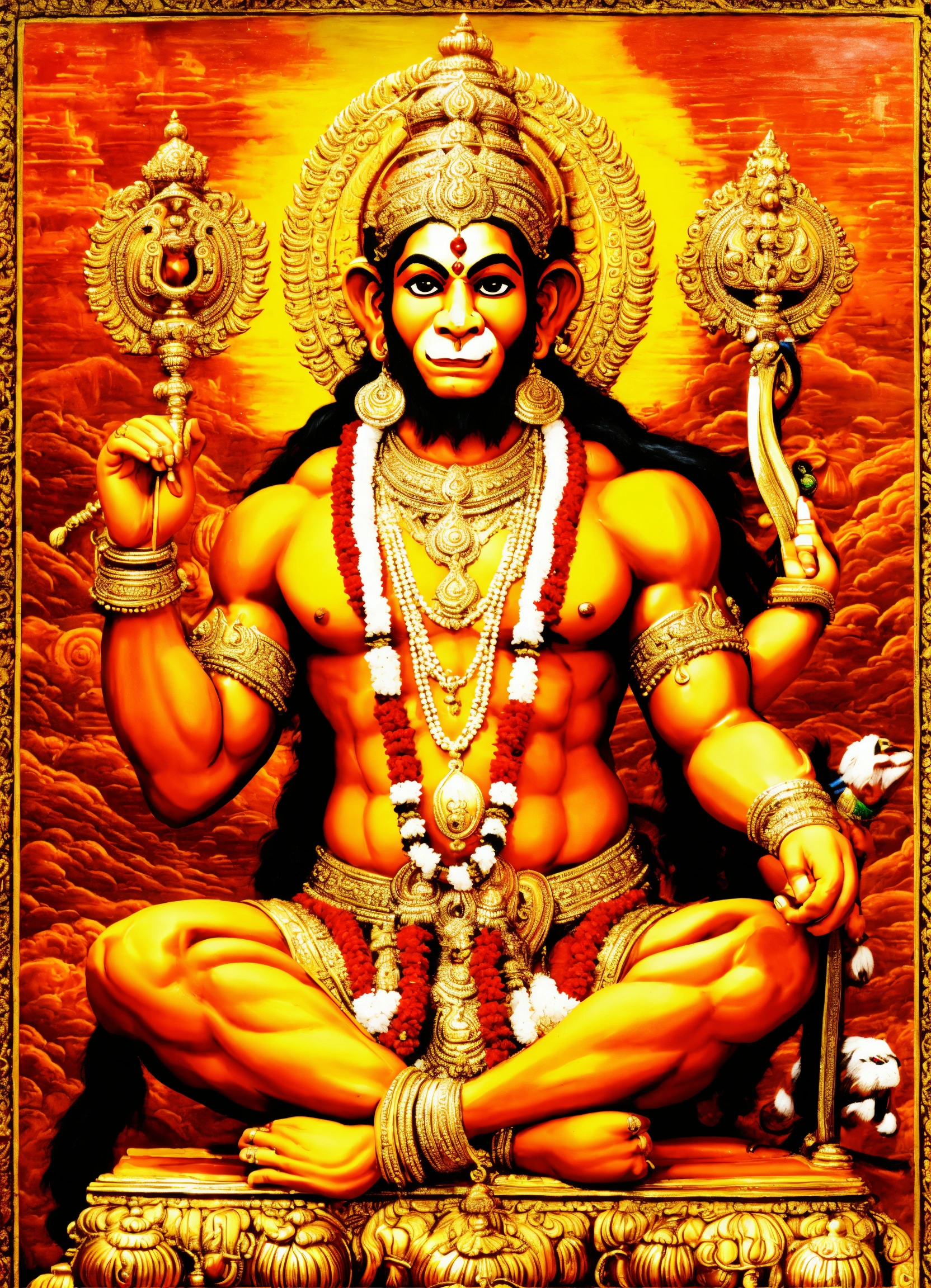 Lexica - Show Lord Hanuman stronger than Ho=ulk
