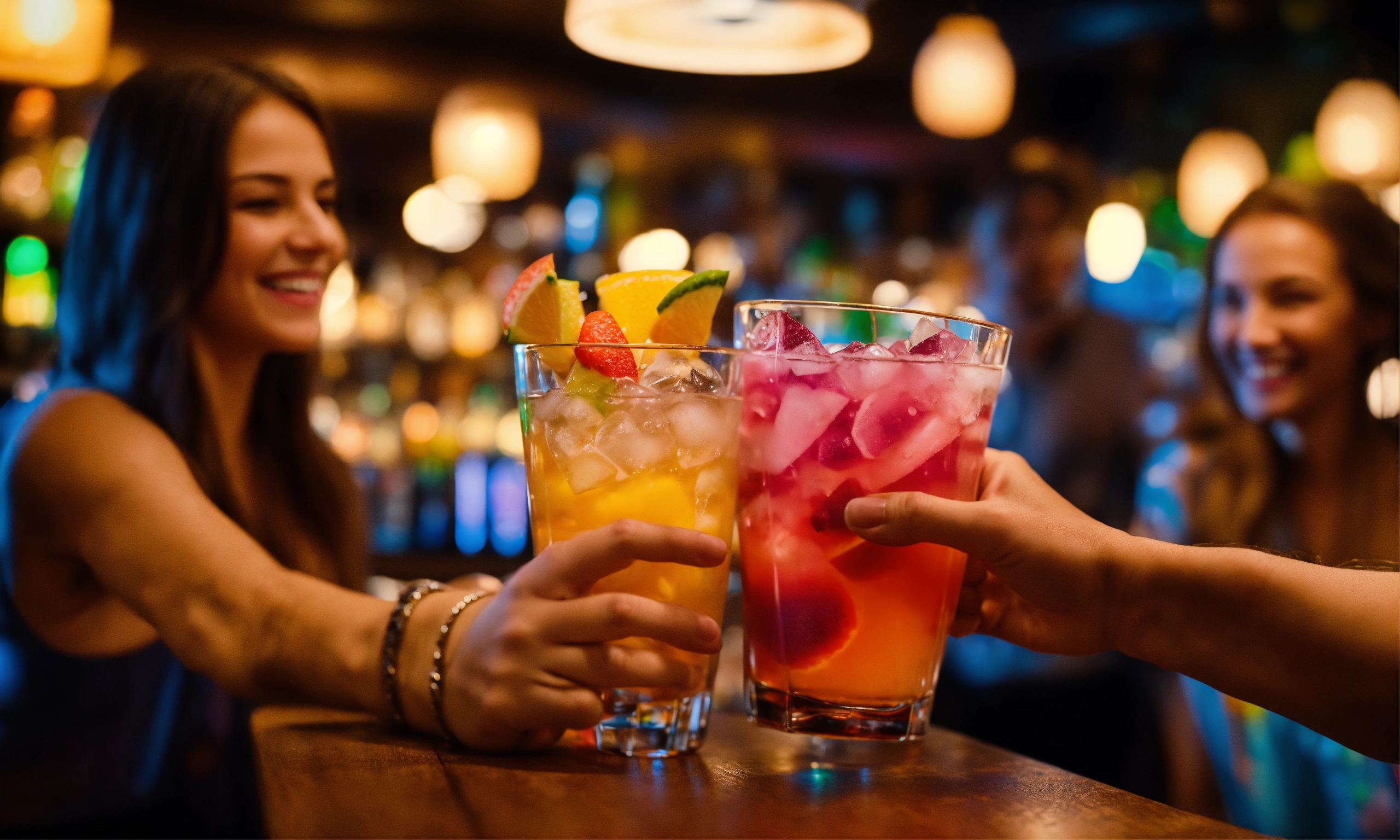 Lexica - Happy people (hand with 5 realistic fingers - trinking and ...