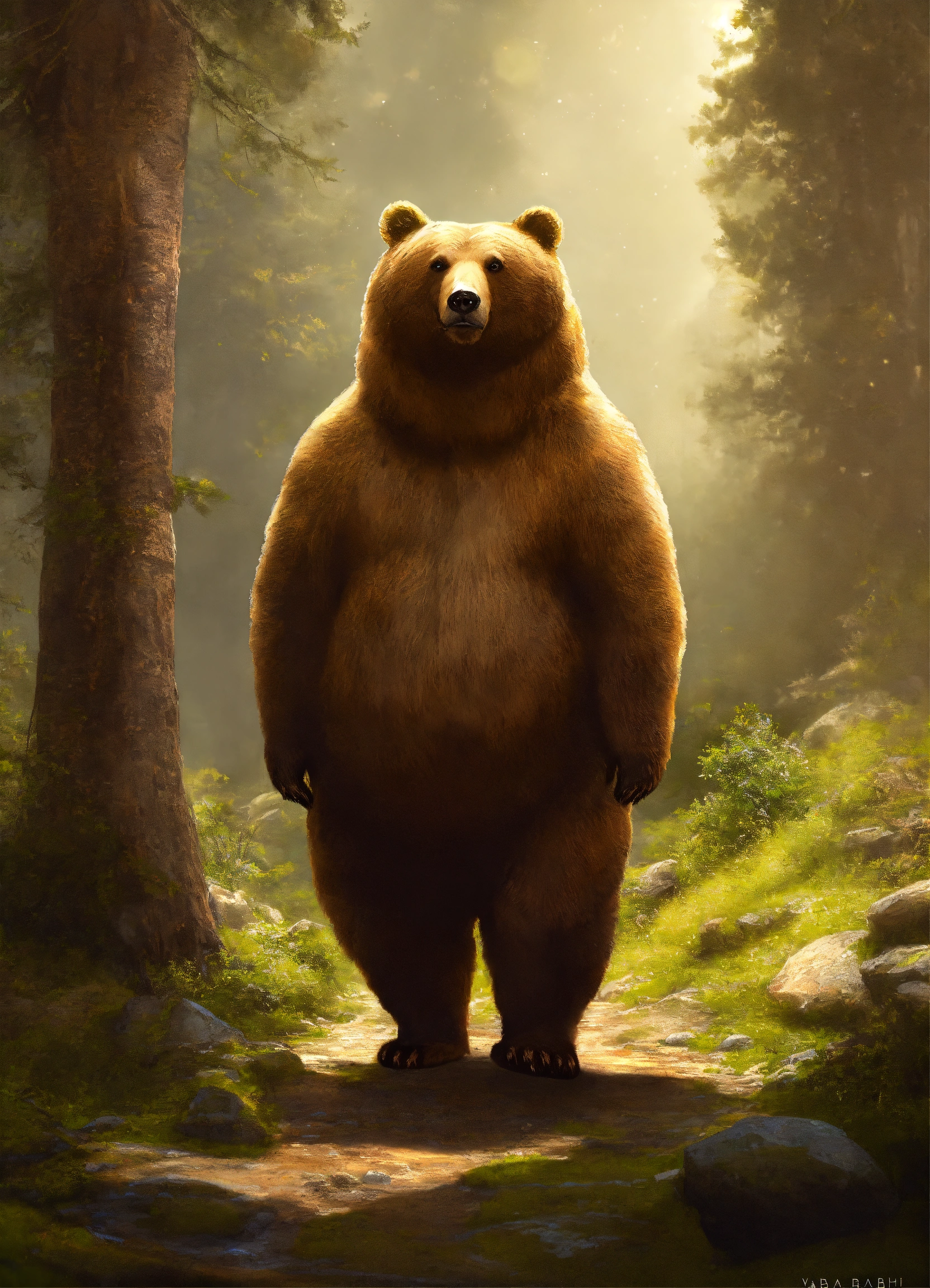 Lexica - A round bear-like wanderer called "Baba"