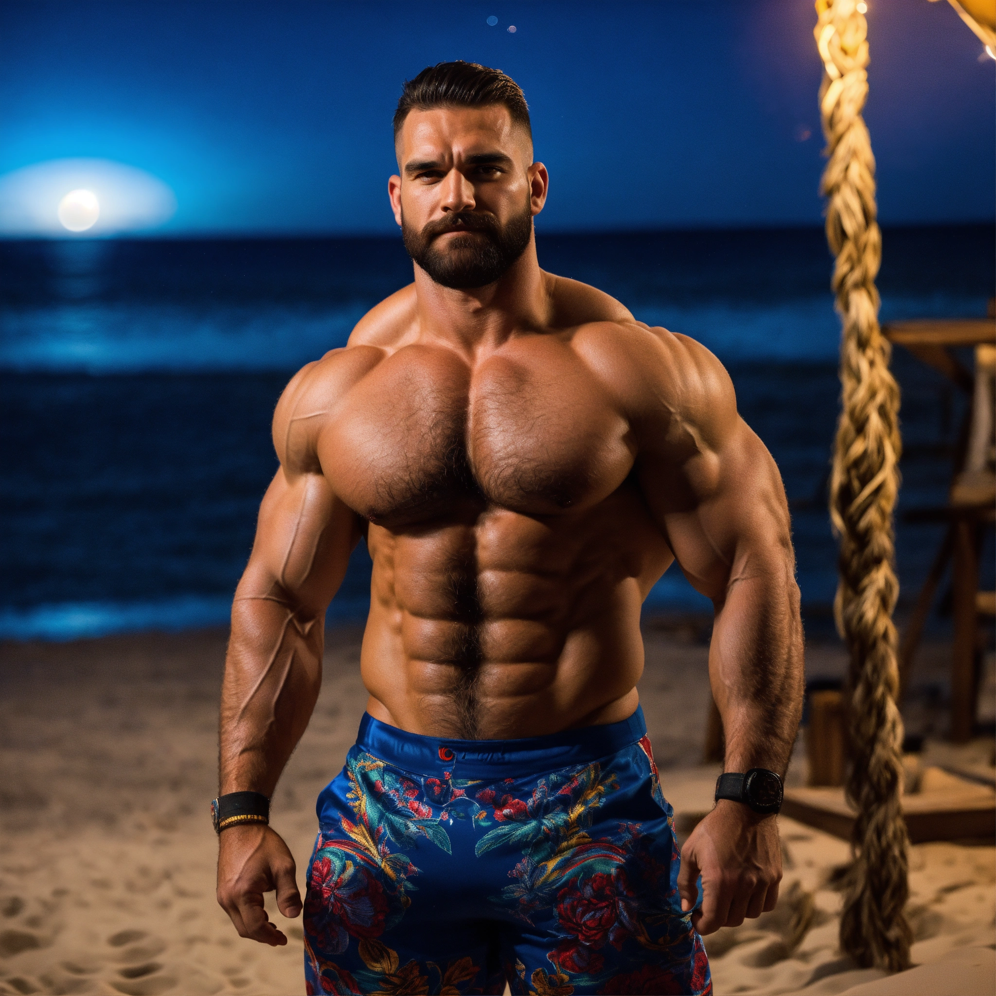 Lexica - 30-year-old hairy Maltese man with big muscles, big ...