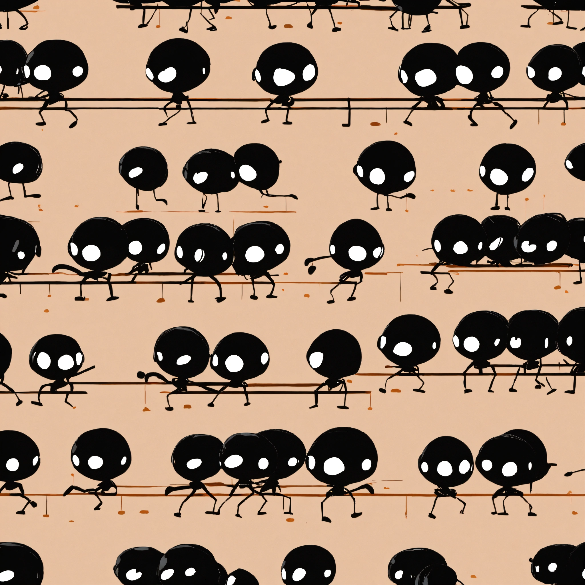 Lexica - Stickman figure, for Endless Runner 2D game, big eyes, cute ...