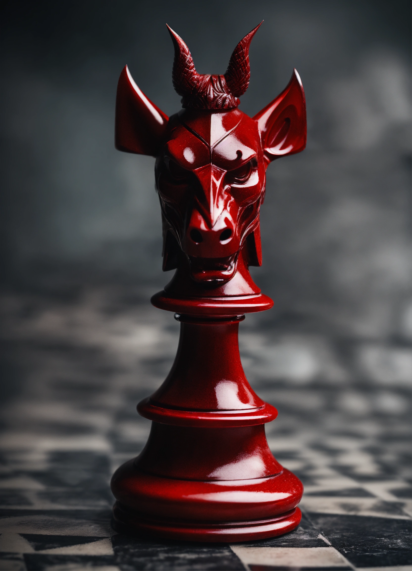 Lexica - A chess piece representing the devil